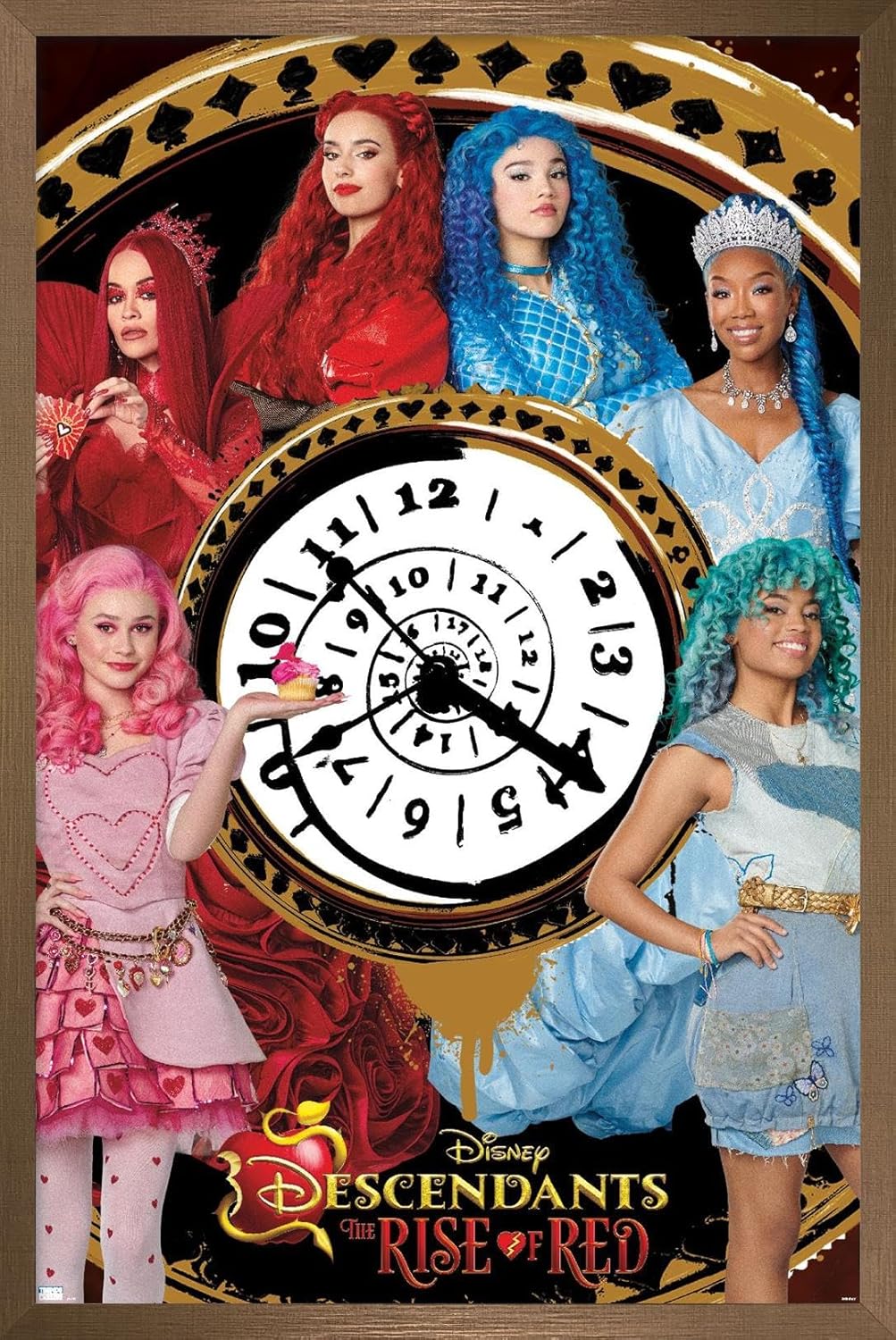 Amazon.com: Disney Descendants: The Rise of Red - Group Wall Poster ...