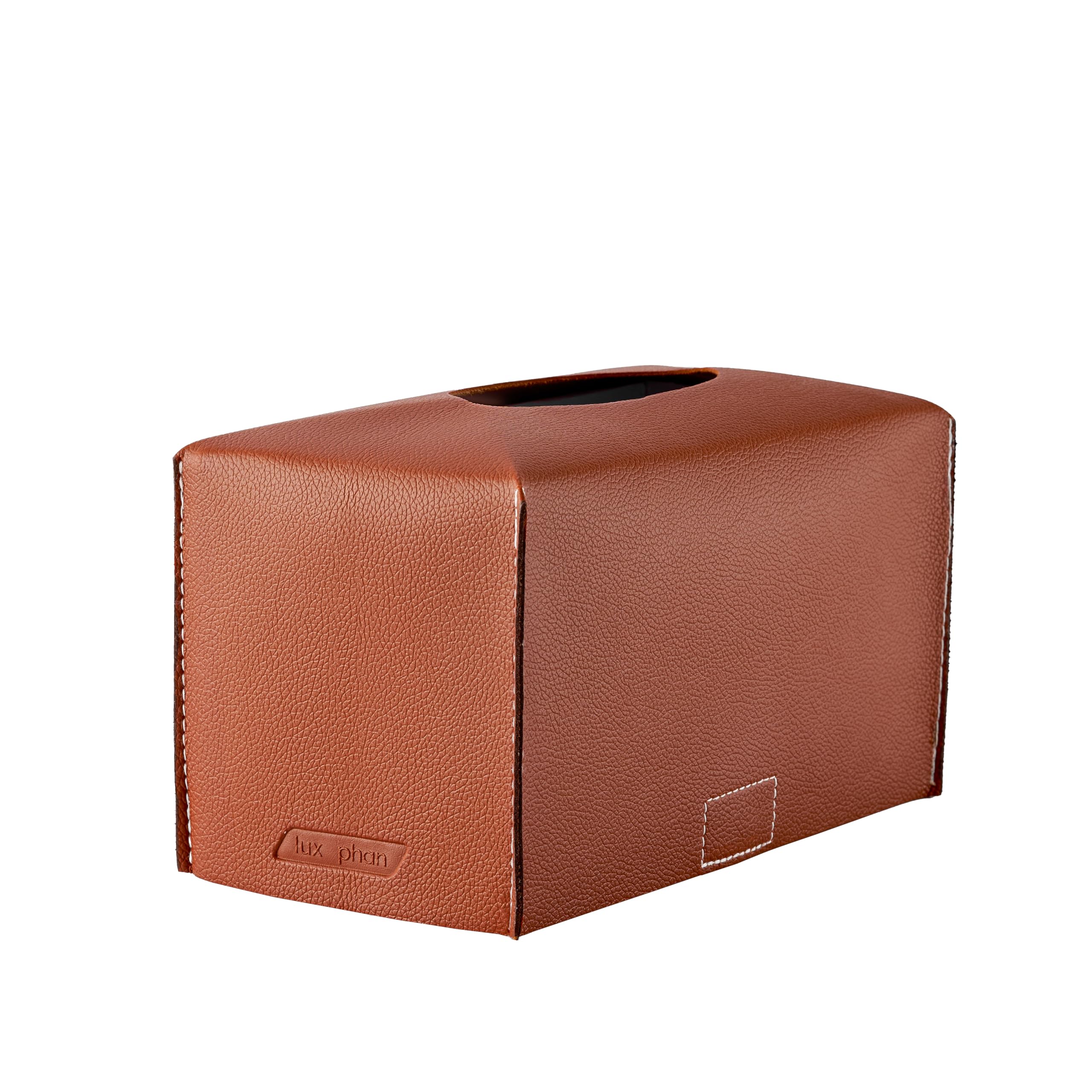 Amazon.com: Leather Tissue Box Cover Rectangle – Aesthetic Tissue Box ...