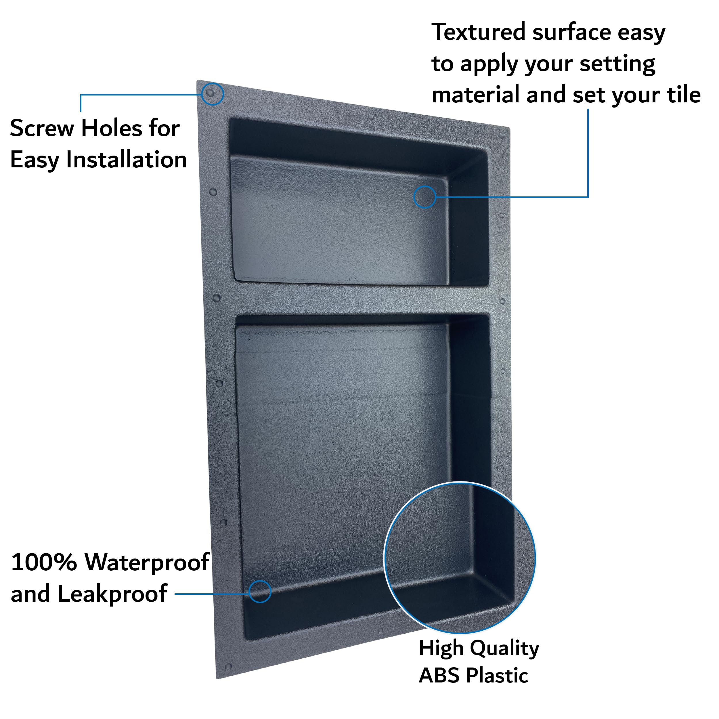 Pro Recessed Shower Shelf