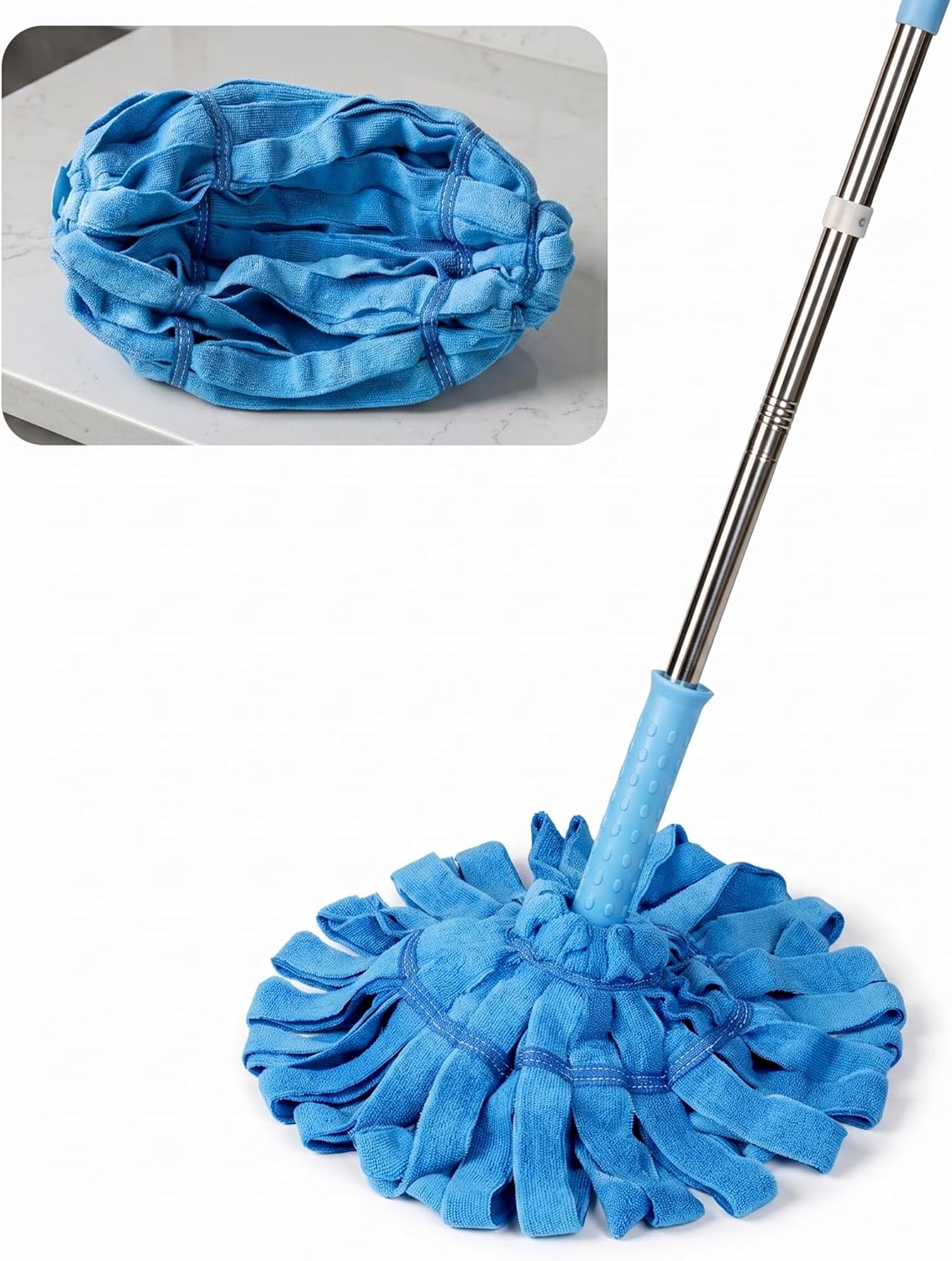 Amazon.com: EaseYourDay Self-Wringing Twist Mops, Hands-Free Ratchet ...