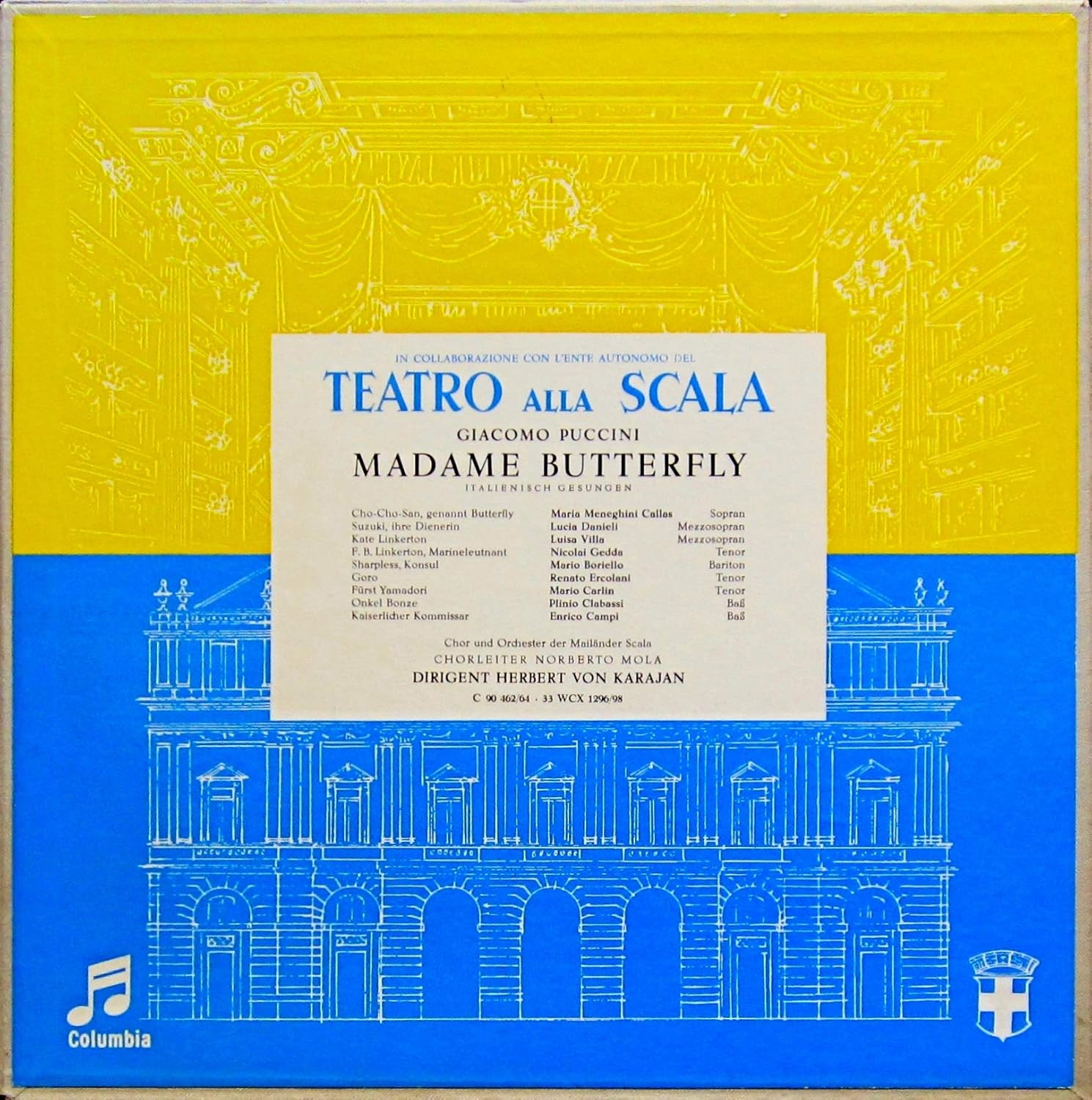 Puccini: MADAME BUTTERFLY (Teatro alla Scala) [Vinyl Schallplatte] [3 ...