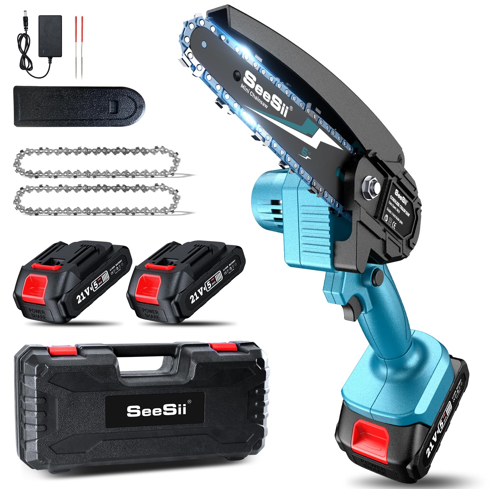 Seesii Mini Chainsaw Cordless 6-inch Review: Best Gift for Dad?