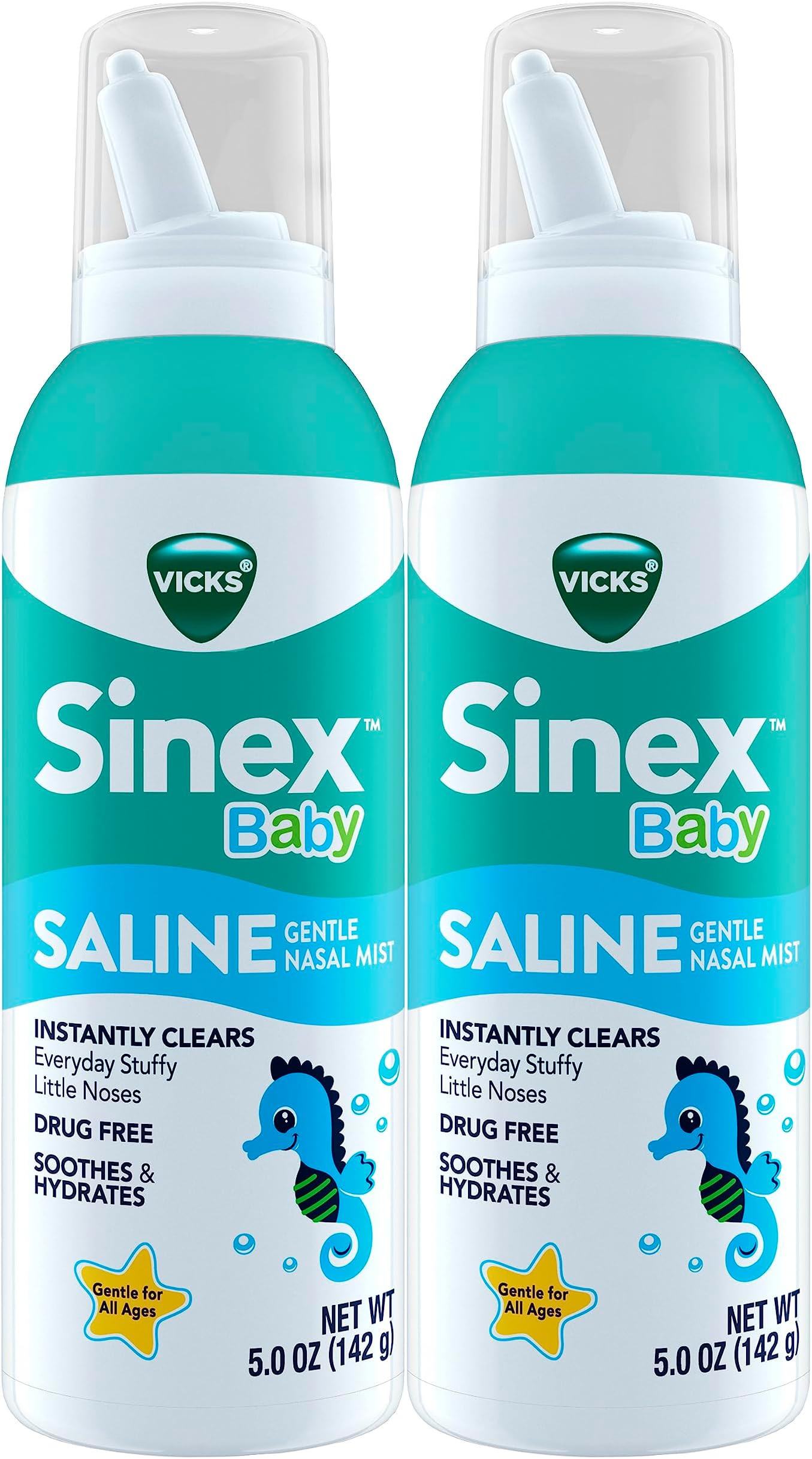 Amazon.com: Vicks® Sinex™ Moisturizing Saline Ultra Fine Nasal Mist ...