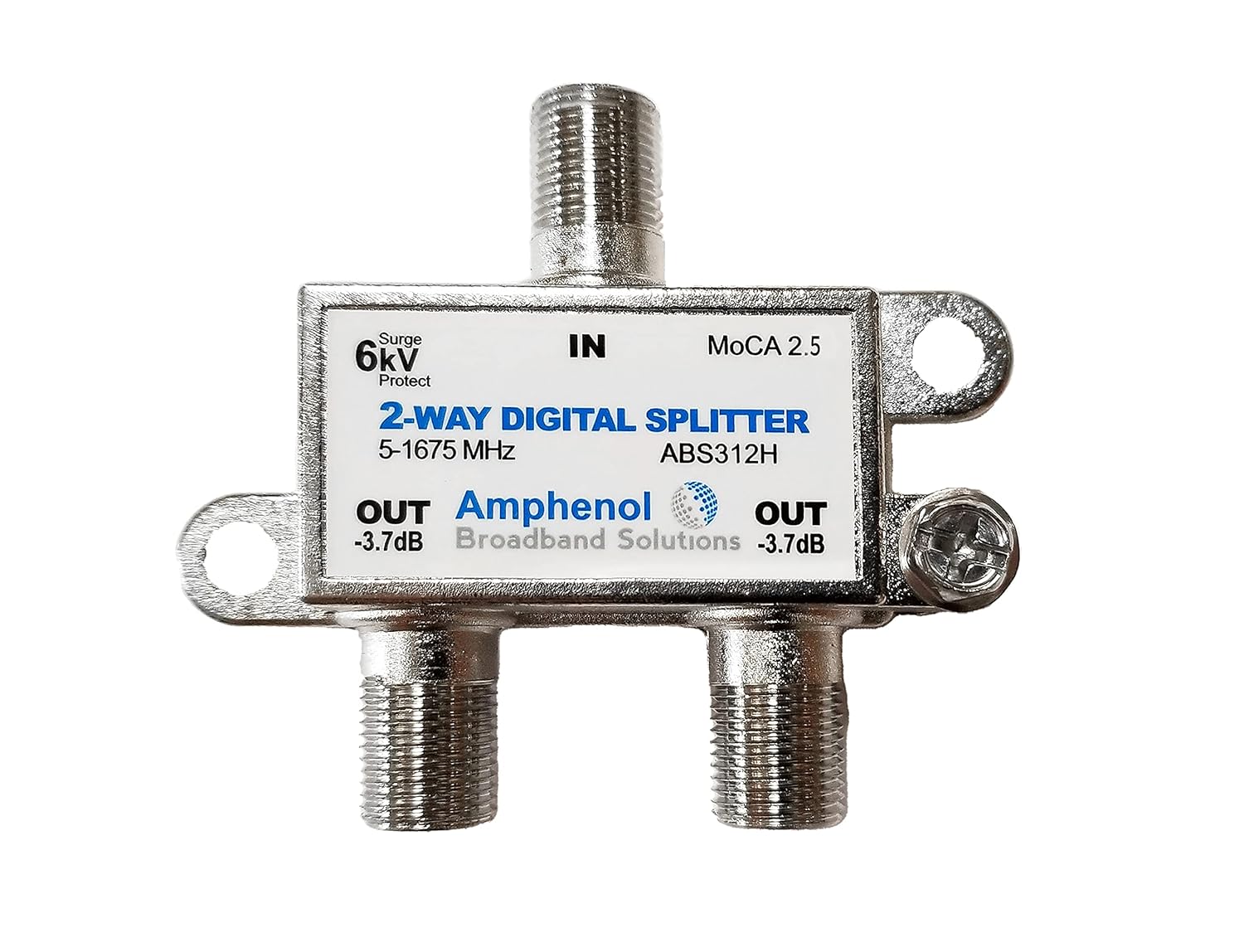 Amphenol 2-Way Digital Splitter MoCA 2.0 ABS312H : Amazon.ca: Electronics