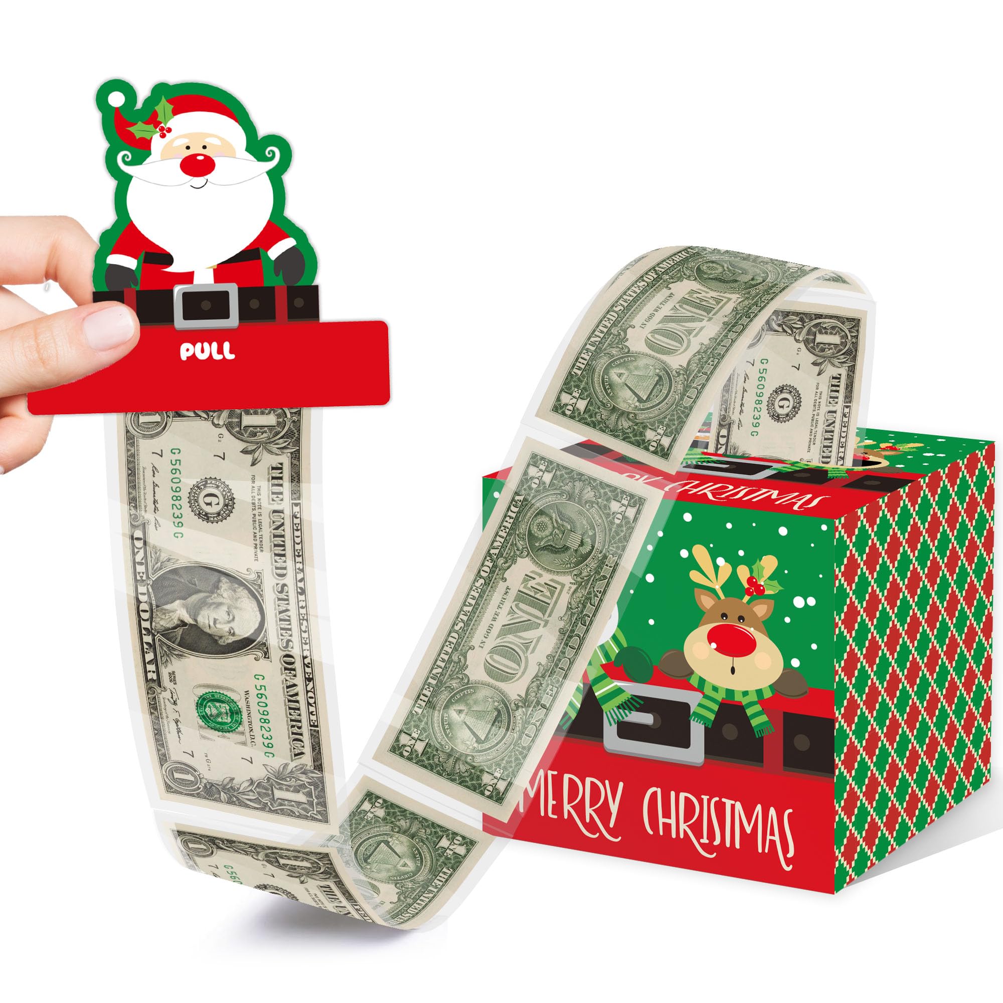 Amazon.com: Merry Christmas Money Box for Cash Gift- Merry Christmas ...