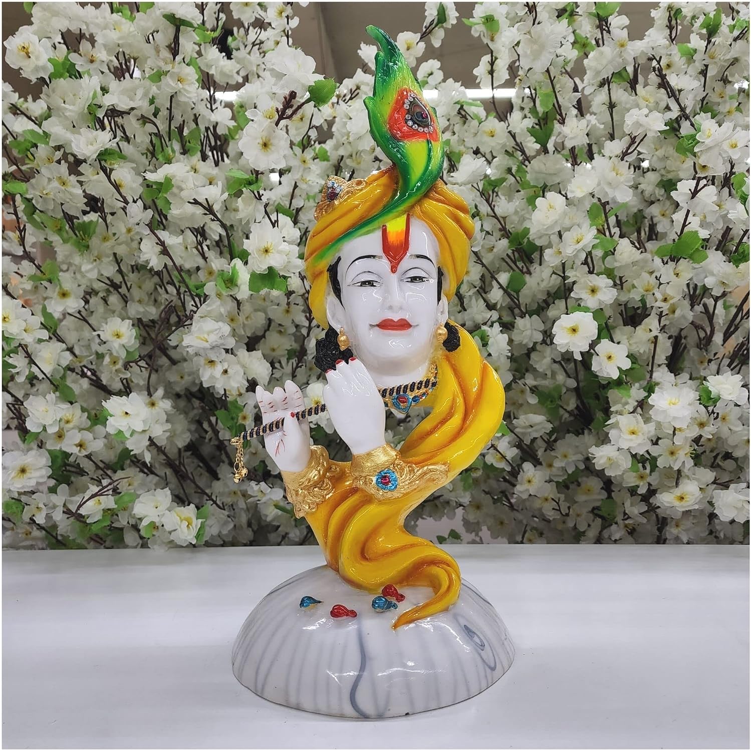 AtoZ India Cart Large Krishna Statue in Resin Modern Philippines | Ubuy