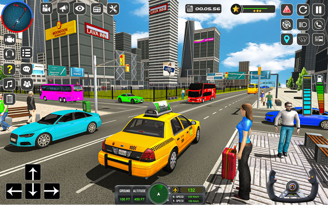 Crazy Taxi Real Driving 3D Simulator 2k25 Cab Driver Offroad Game - App ...