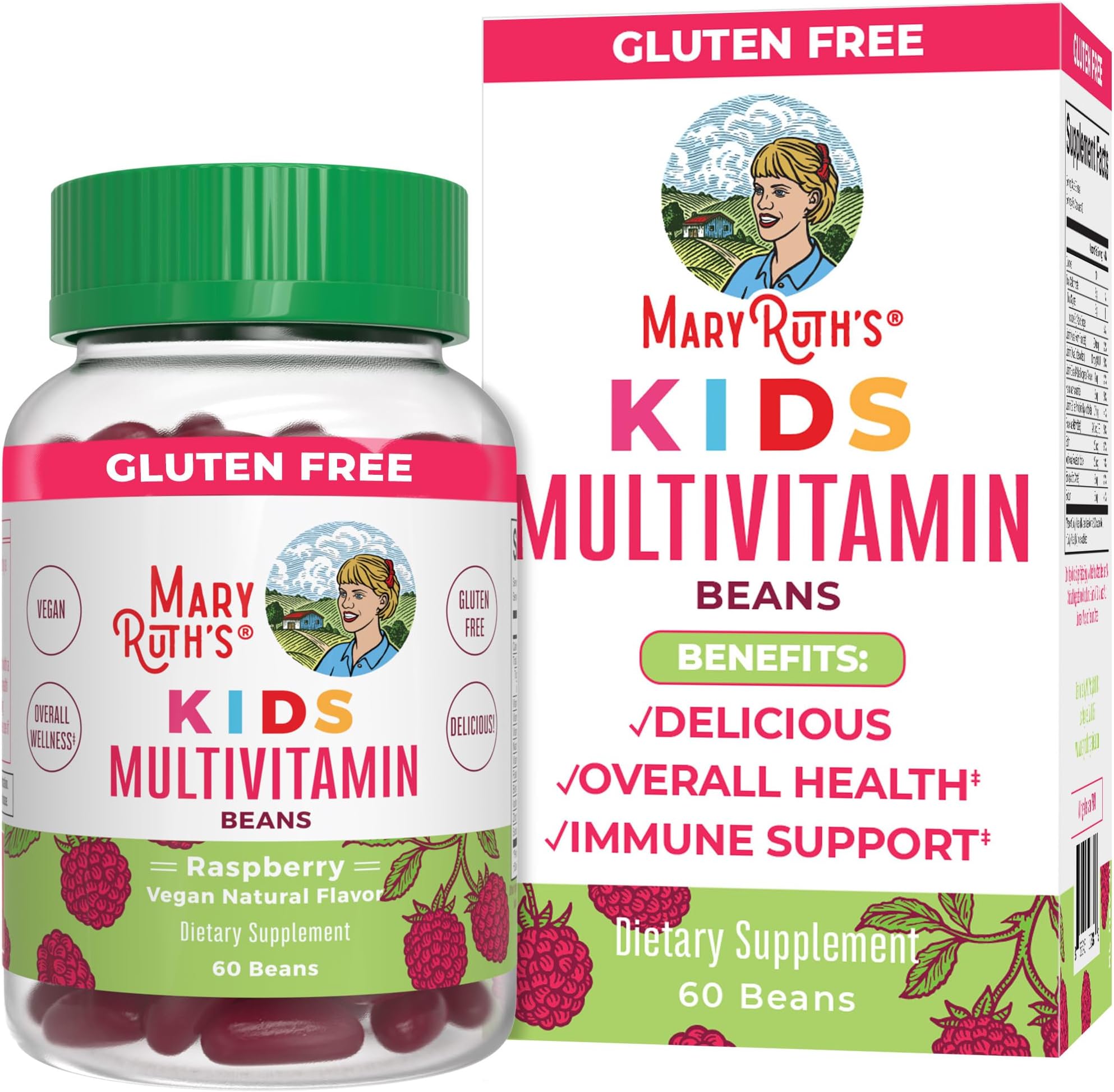 Amazon.com: MaryRuth Organics Multivitamin Multimineral Vita-Beans for Kids | Vegan Chewable ...
