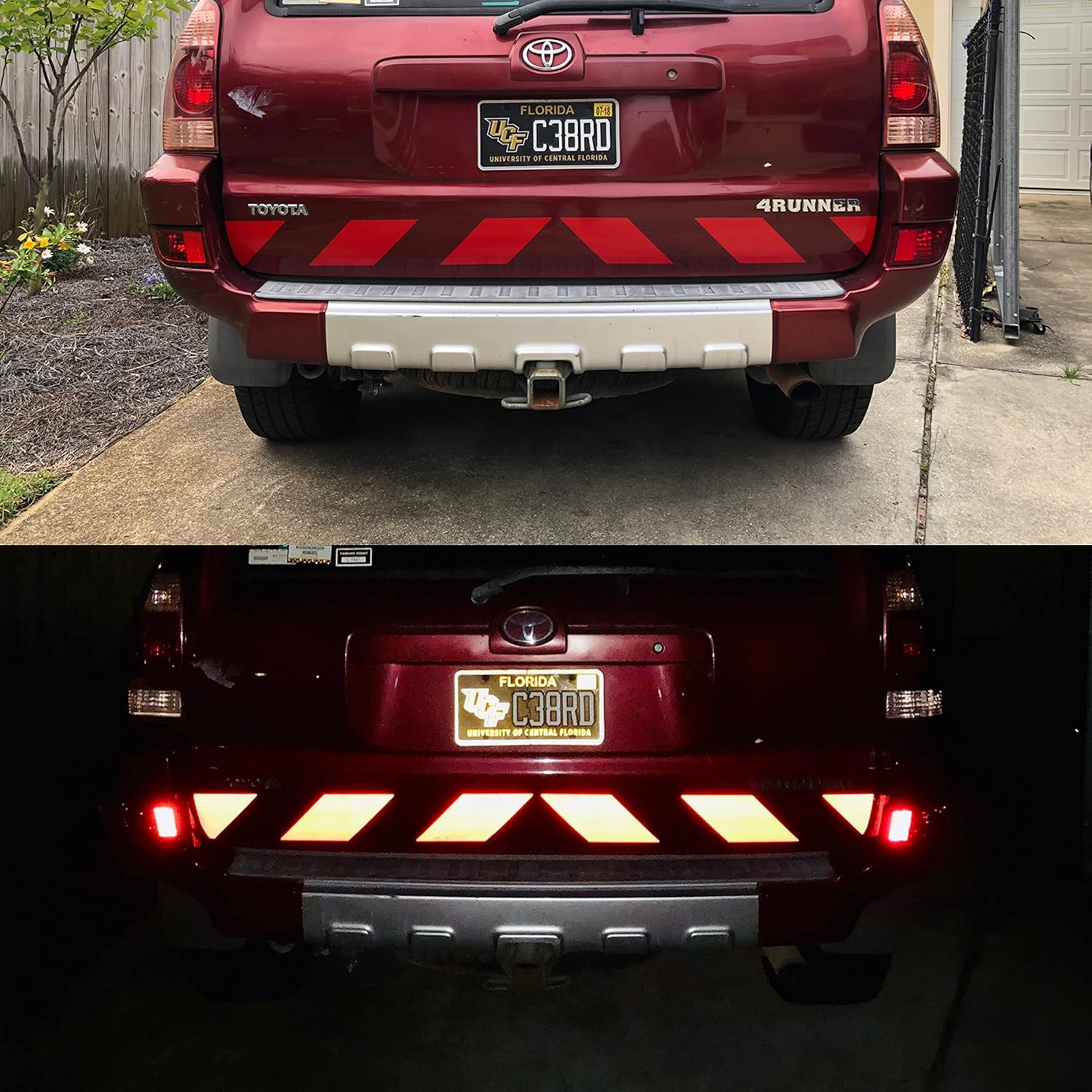 Amazon.com: Colored Reflective Shadow Chevrons 4" Inch Tall Engineer ...