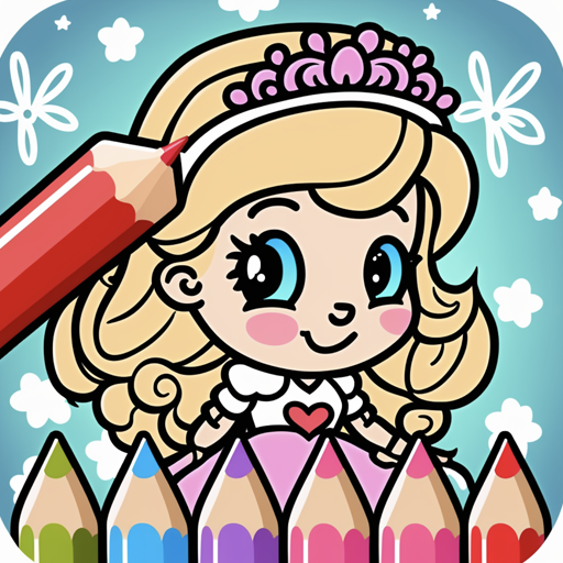 Coloring Book For Girls : Coloring game Girls Play and Learn Coloring ...