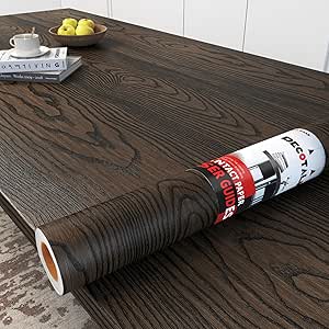 Amazon.com: Decotalk Wood Contact Paper Wood Grain Contact Paper Peel ...