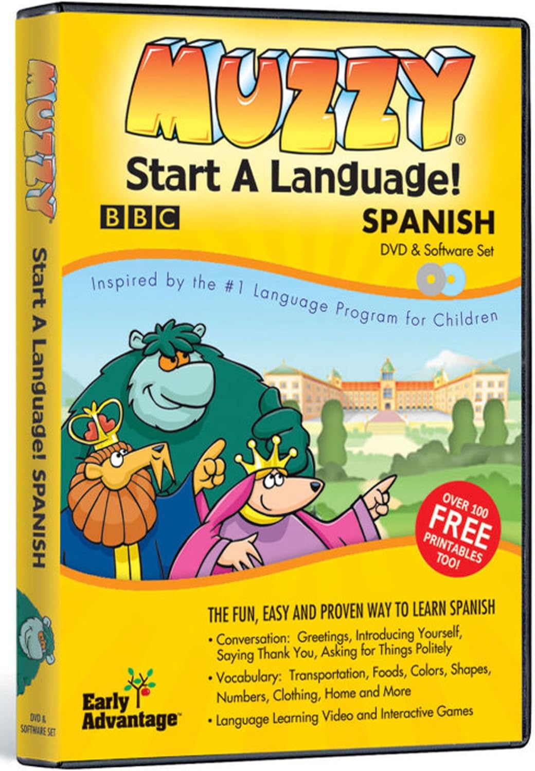 Muzzy Start a Language: Spanish [DVD] [Region 1] [US Import] [NTSC ...