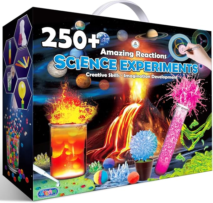 Amazon.com: UNGLINGA 250+ Science Experiments Kits for Kids, Boys Girls ...