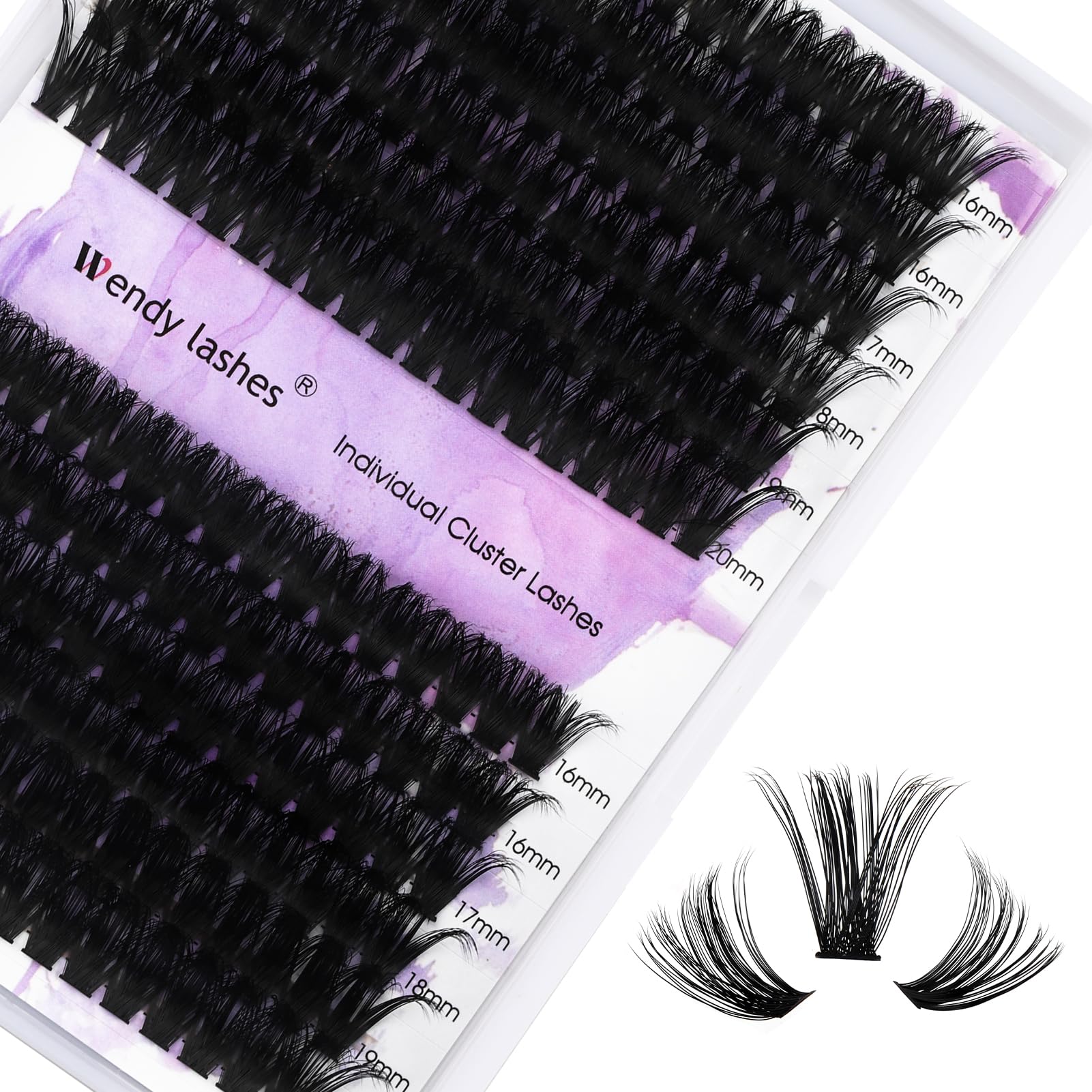 Amazon.com: Lash Clusters 60D/80D Eyelash Clusters Fluffy DIY Lashes ...