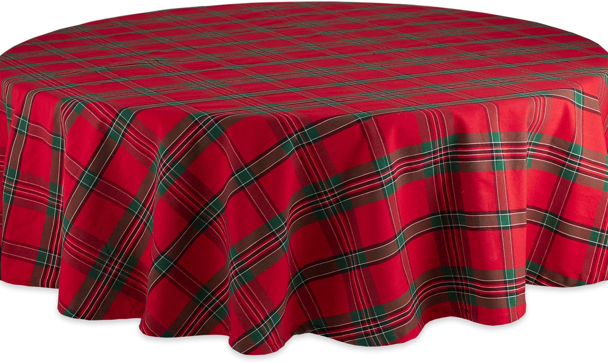 Amazon.com: RUIBAO HOME Green Plaid Christmas Tablecloth for Rectangle ...