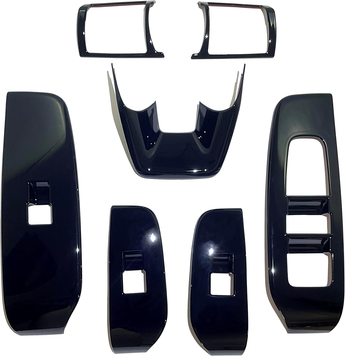 Amazon | Flatland ノート E13 オーラ FE13 e-power 内装 アクセサリー カスタム パーツ ステアリングパネル ドアスイッチパネル セット (ピアノブラック ...