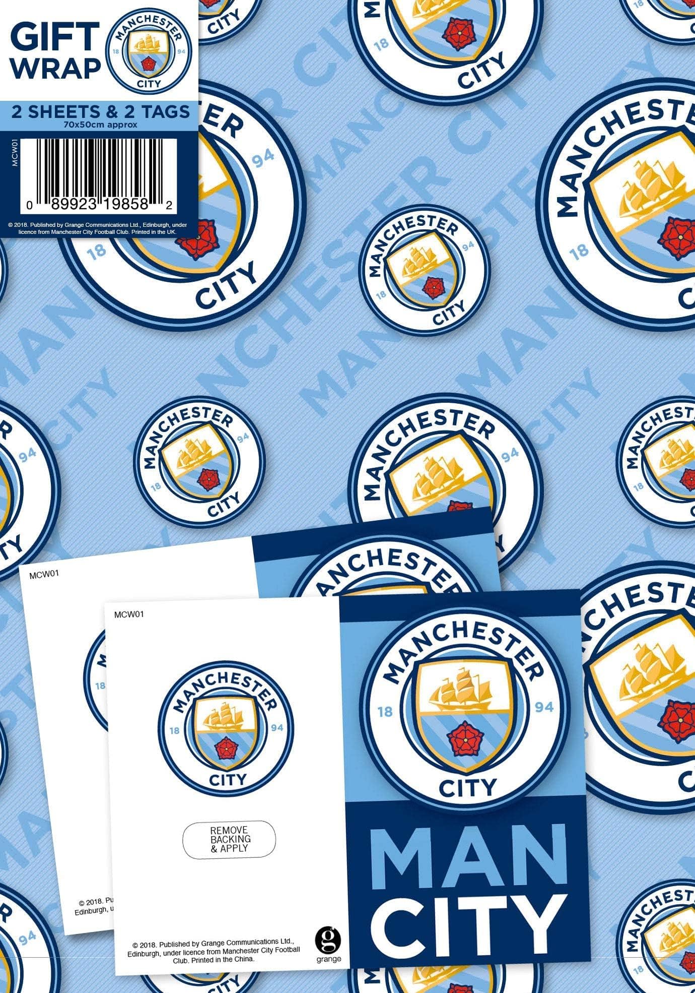 Chelsea F.C. Wrapping Paper, Multi, Each sheet is approximately 69.5cm ...