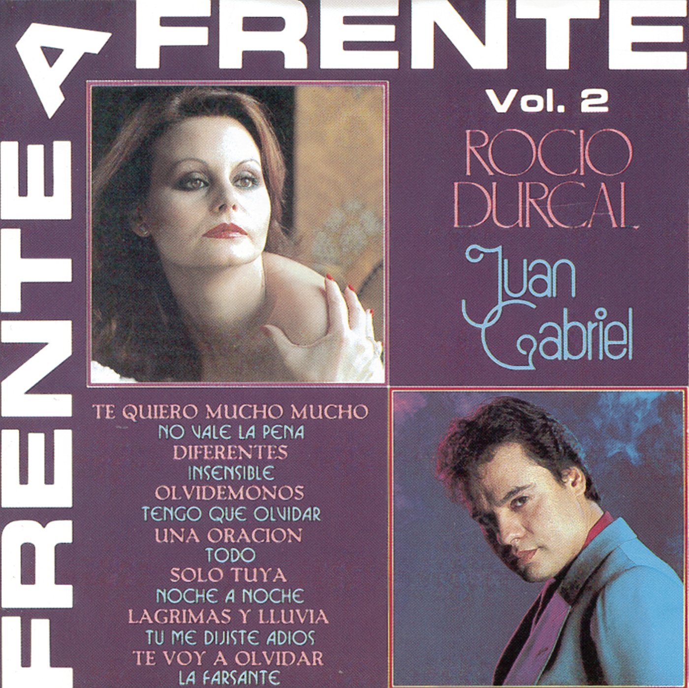 Insensible canción de Juan Gabriel de Frente A Frente Vol.2 en Amazon ...