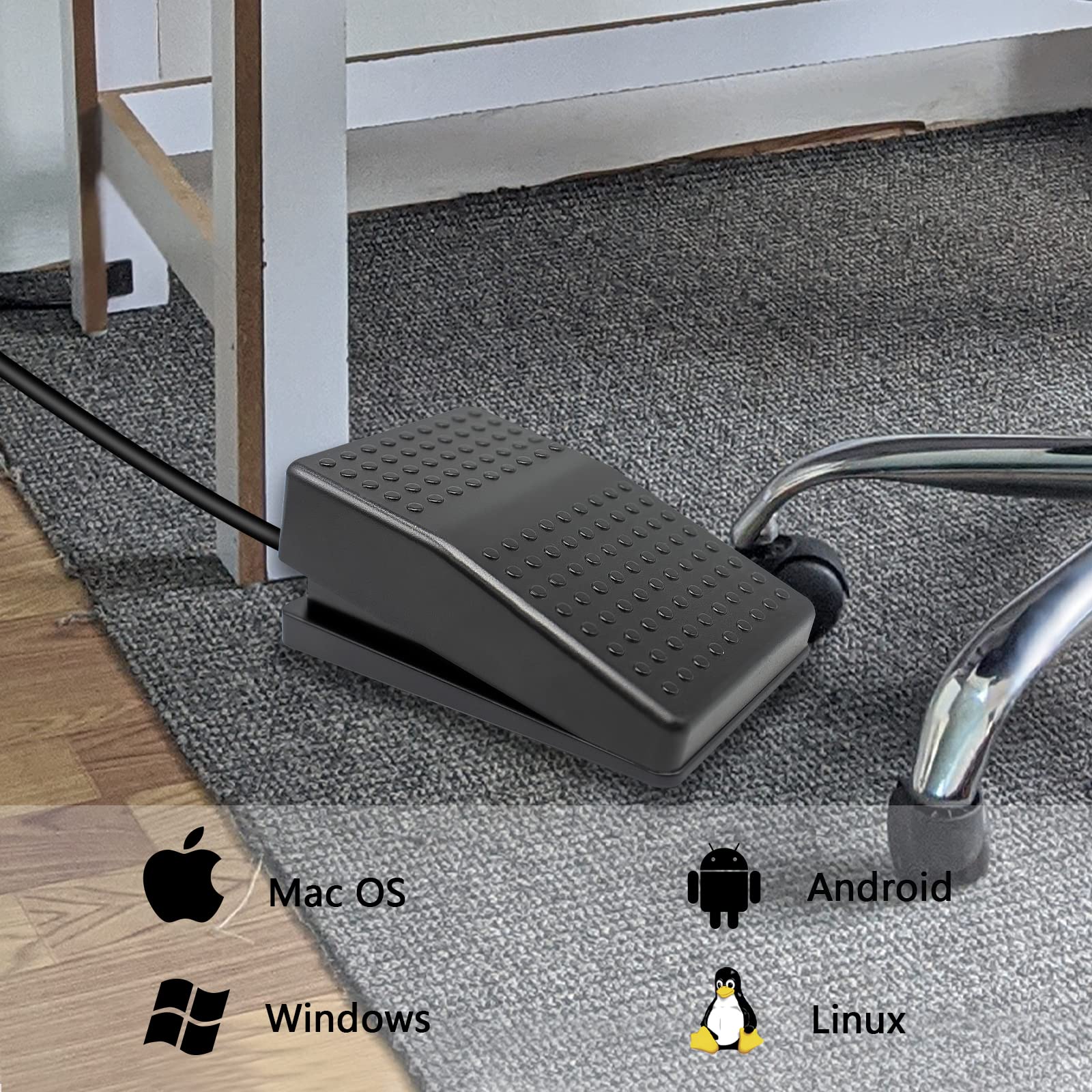 Snapklik.com : Foot Pedal Switch USB PC Program Hot Key Foot Control ...