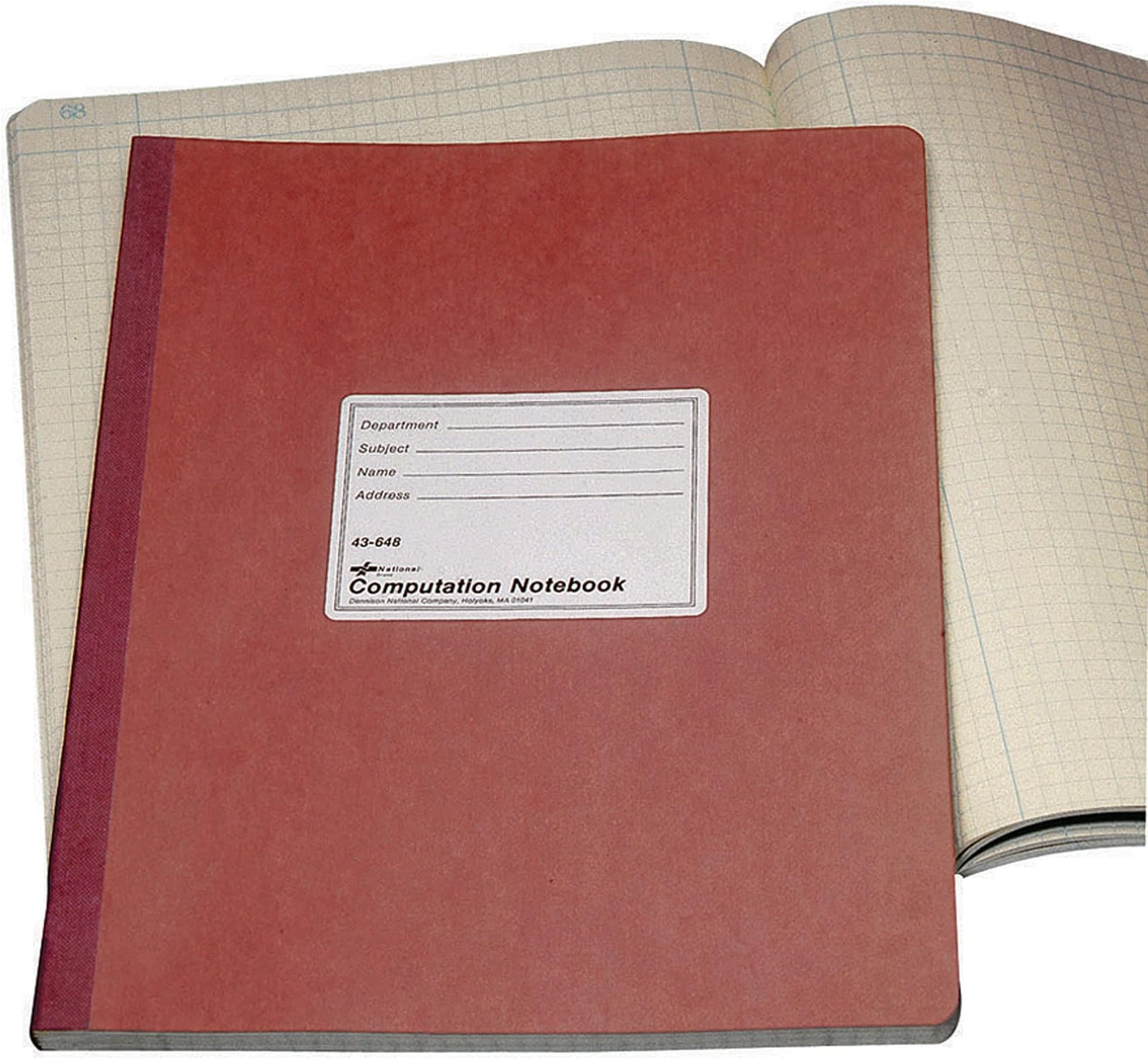Amazon.com : National 33002 Subject Wirebound Notebook Narrow Rule 5 x ...