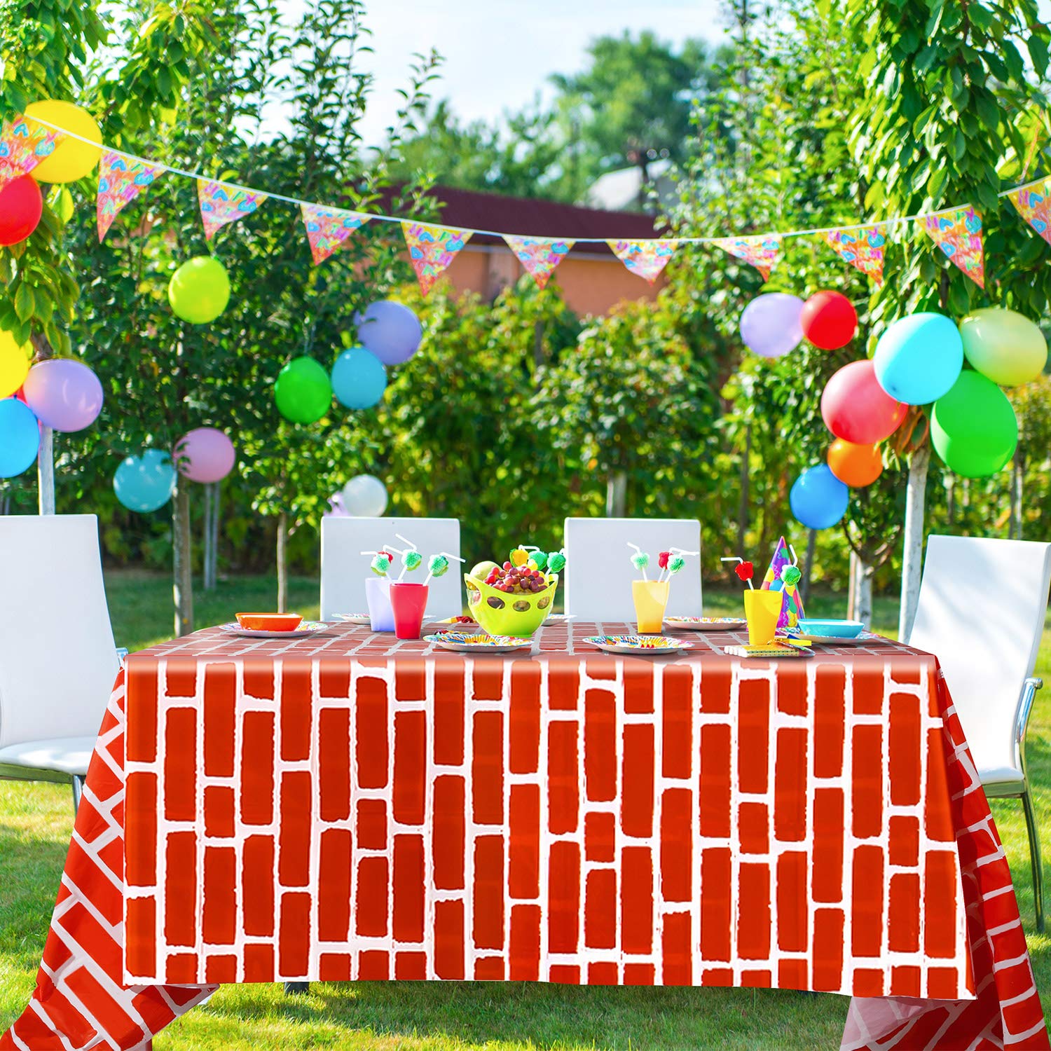 Snapklik.com : Chuangdi 2 Pcs 4.5 X 9 Feet Stone Wall Backdrop Stone ...