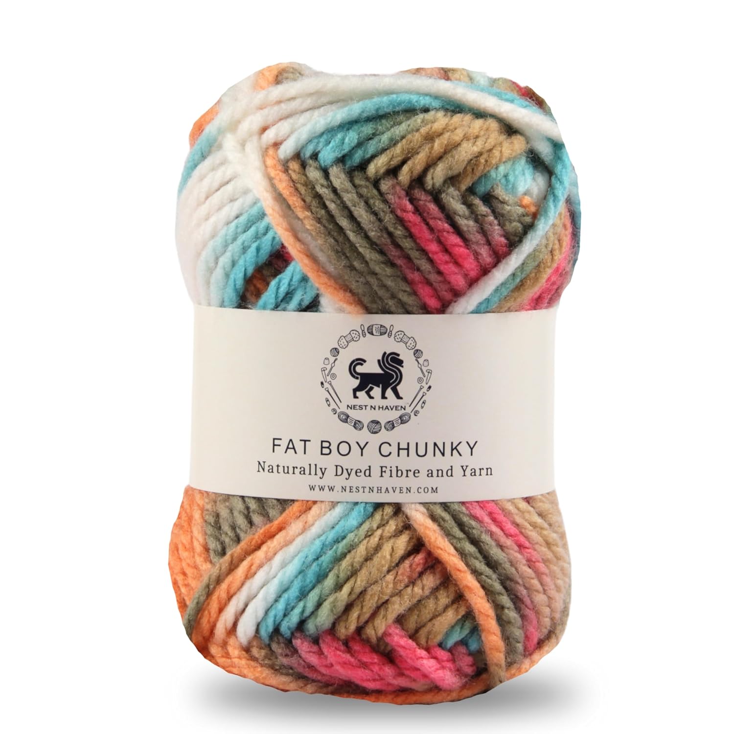 NESTNHAVEN, Fat BOY Chunky Motu Thick Hand Knitting/Crochet Wool Yarn ...