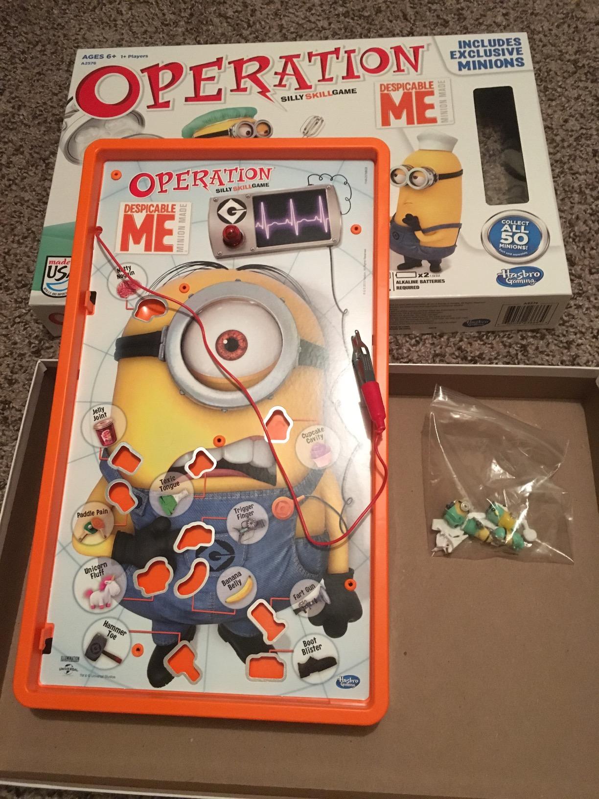 Amazon.com: Operation Despicable Me Silly Skill Game : Toys & Games