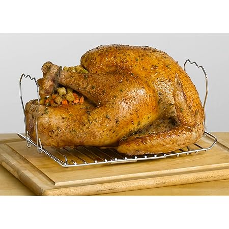 Amazon.com: Kovot 3-Tier Oven Rack & Turkey Lifter Roasting Rack ...