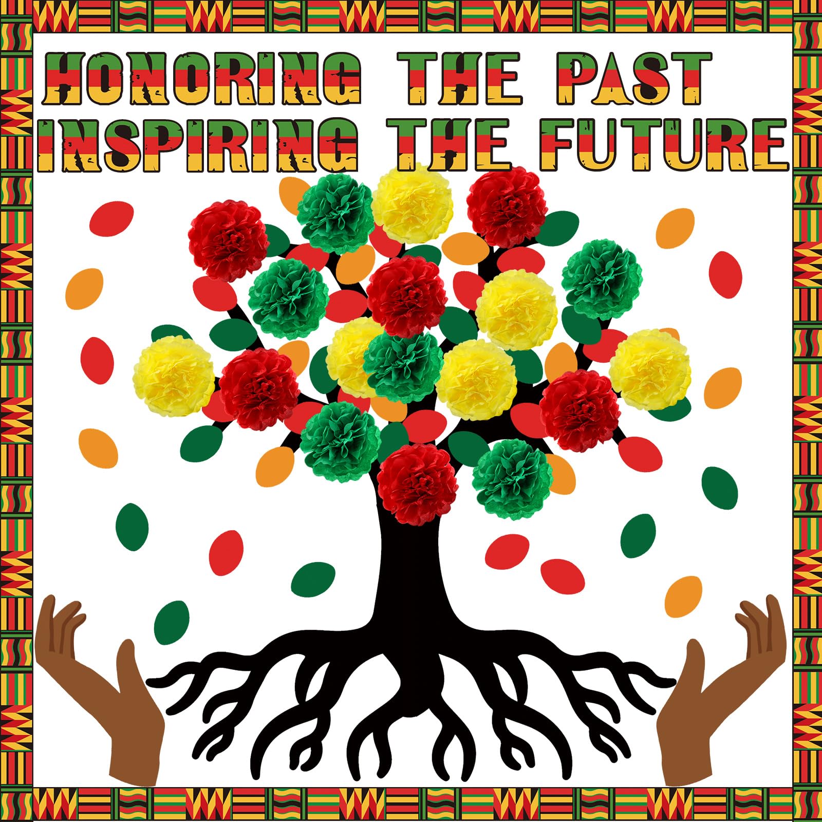 Amazon.com: Eersida Black History Month Bulletin Board Decorations for ...