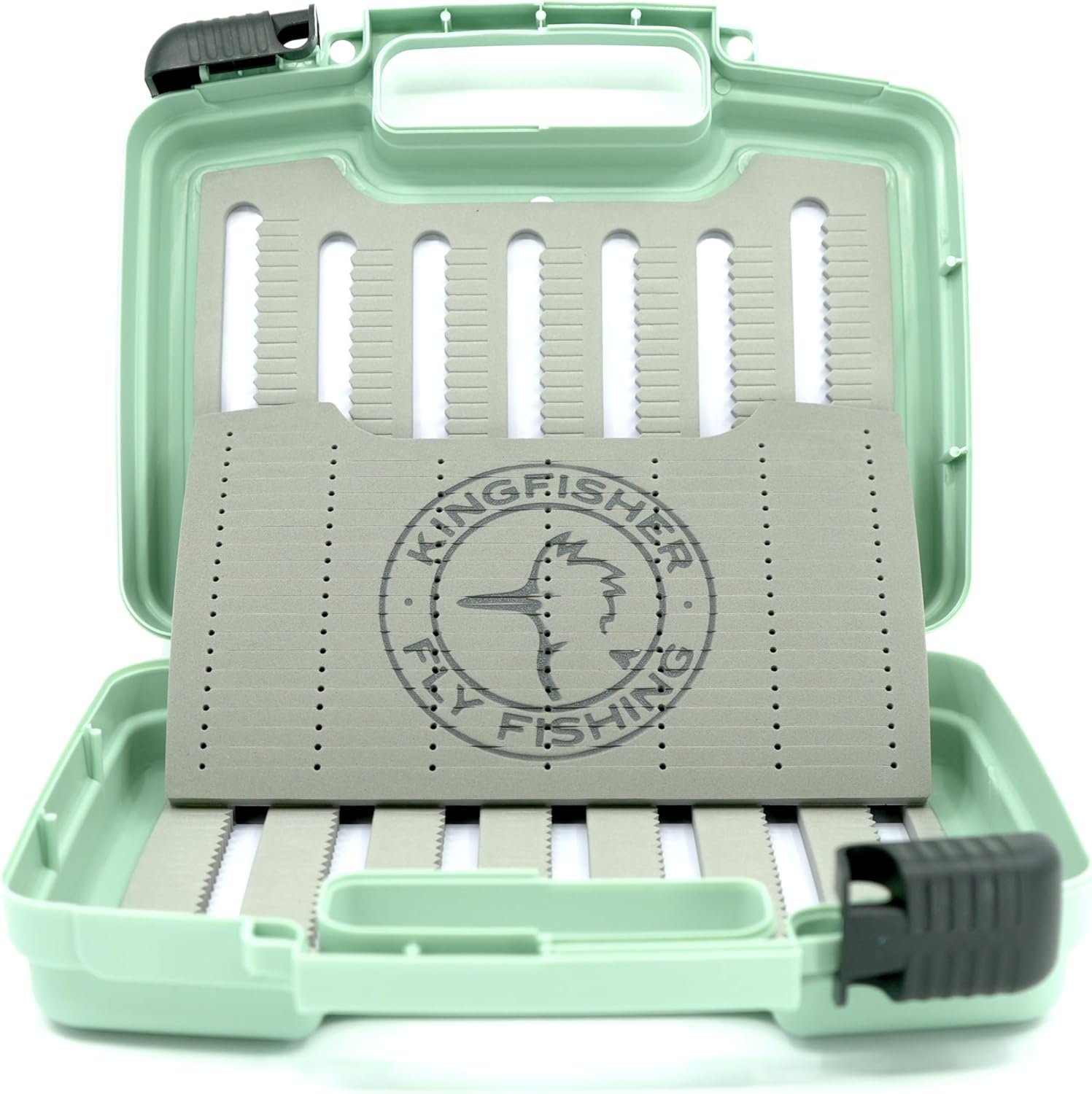 Amazon.com: Kingfisher Boat Box Fly Fishing Streamer Box 2.0 JR (10"x8 ...