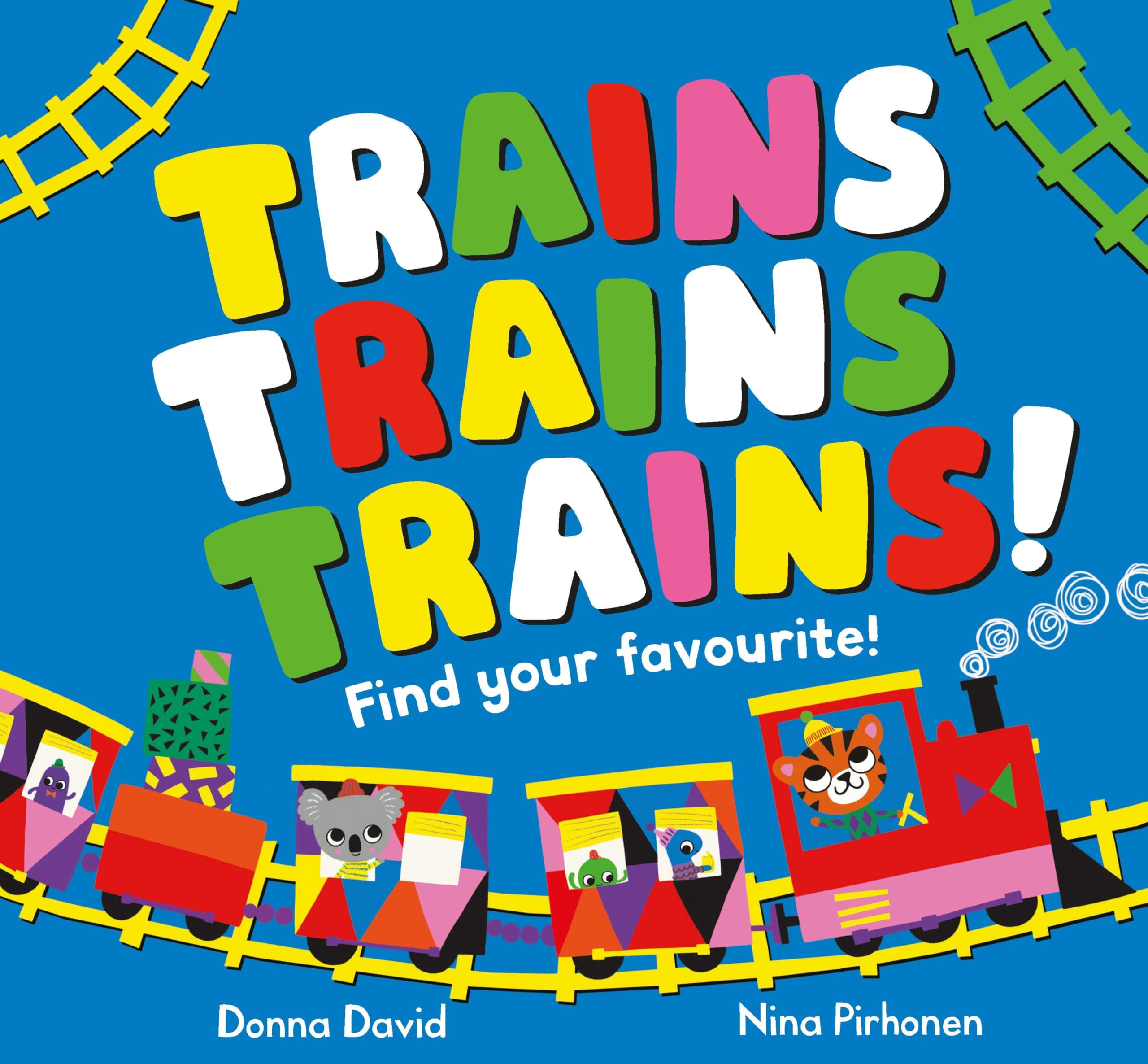 Amazon.com: Trains Trains Trains!: Find Your Favourite (50 Vehicles to ...