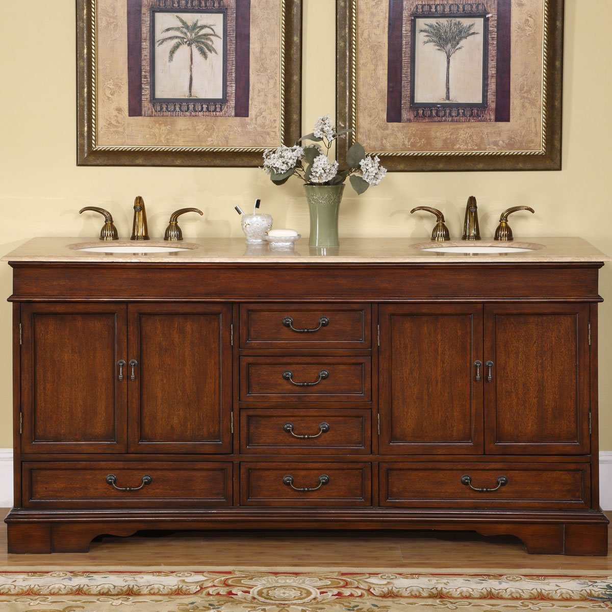 Travertine Bathroom Vanities