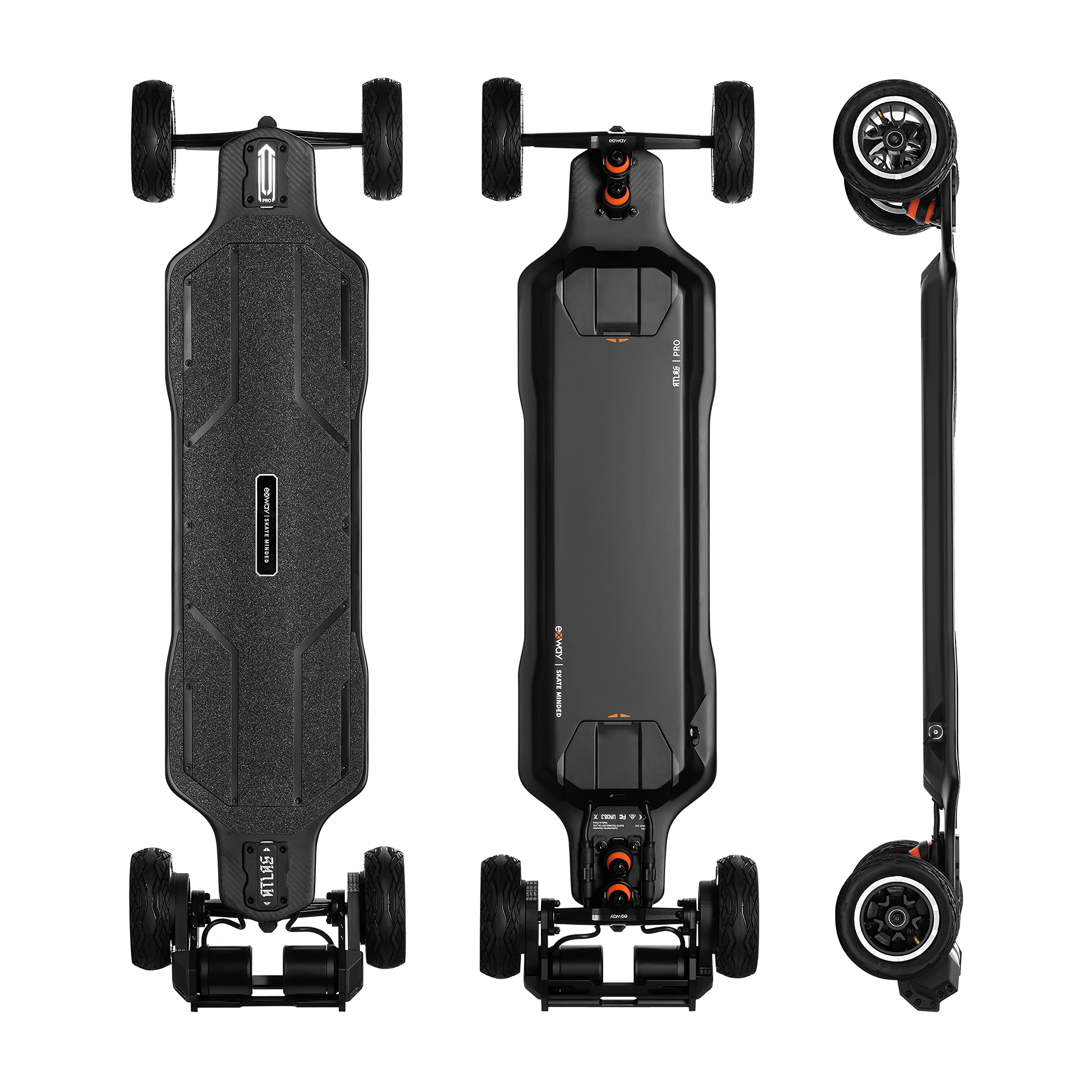 Buy EXWAYAtlas Pro All-Terrain Off Road Electric Skateboards, Top Speed ...