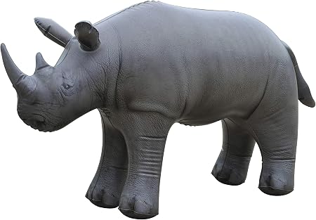 Amazon.com: Jet Creations 36” Long Inflatable Rhinoceros Toy – Gray ...