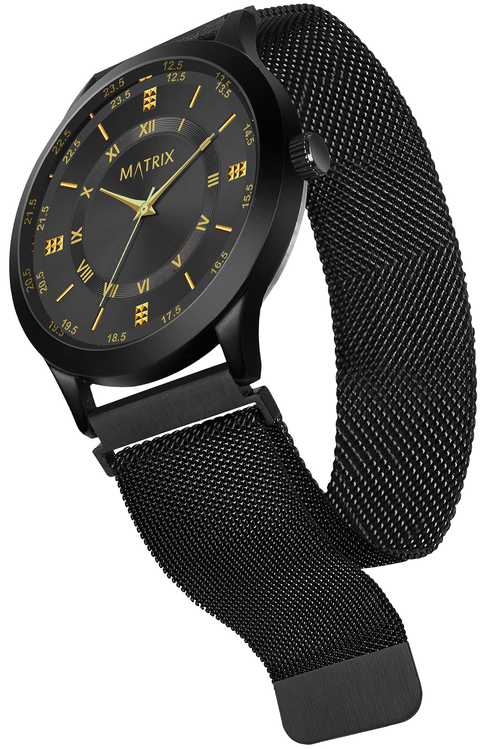 Buy Matrix Silicone Select Black/Teal Green Dial With Sapphire Magnet ...