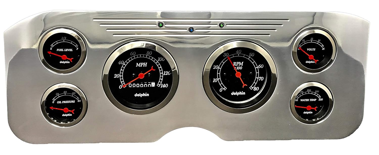 Amazon.com: 1955 1956 1957 1958 1959 GMC Truck 6 Gauge Dash Cluster ...