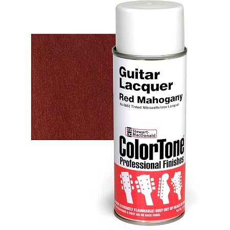 ColorTone Tinted Aerosol Guitar Lacquer, Red Mahogany - Amazon.com