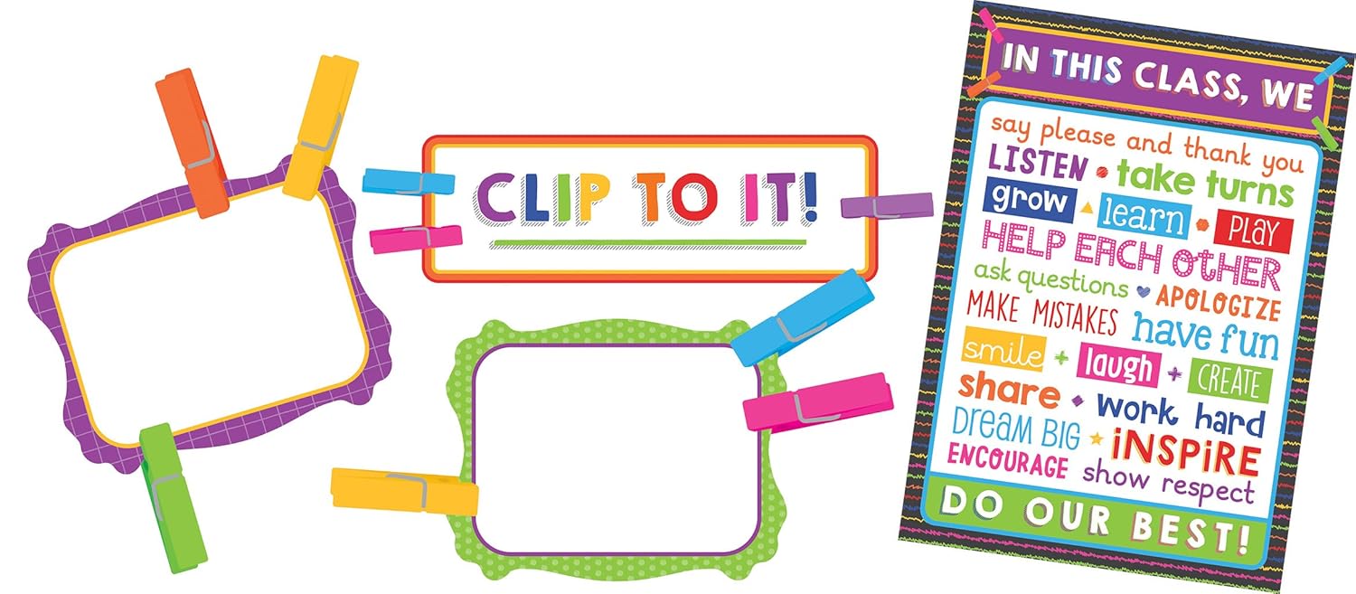 Buy Clip Chart Classroom Management Bulletin Board Set Book Online at ...