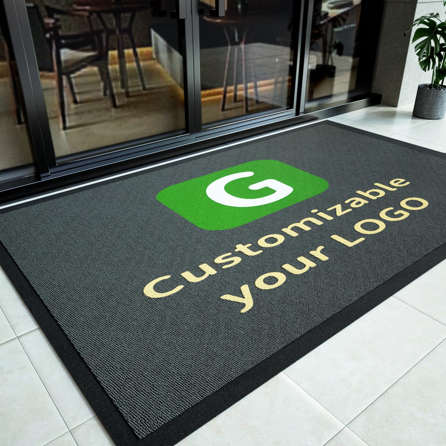 Personalized Commercial Mats Amazon.com: ALLEVI Custom Rugs With Logo