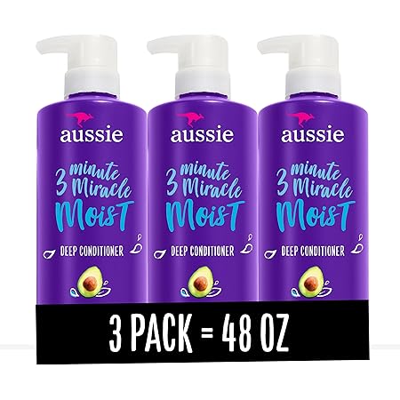 Amazon.com: Aussie Miracle Moist Shampoo, and 3 Minute Miracle Deep ...