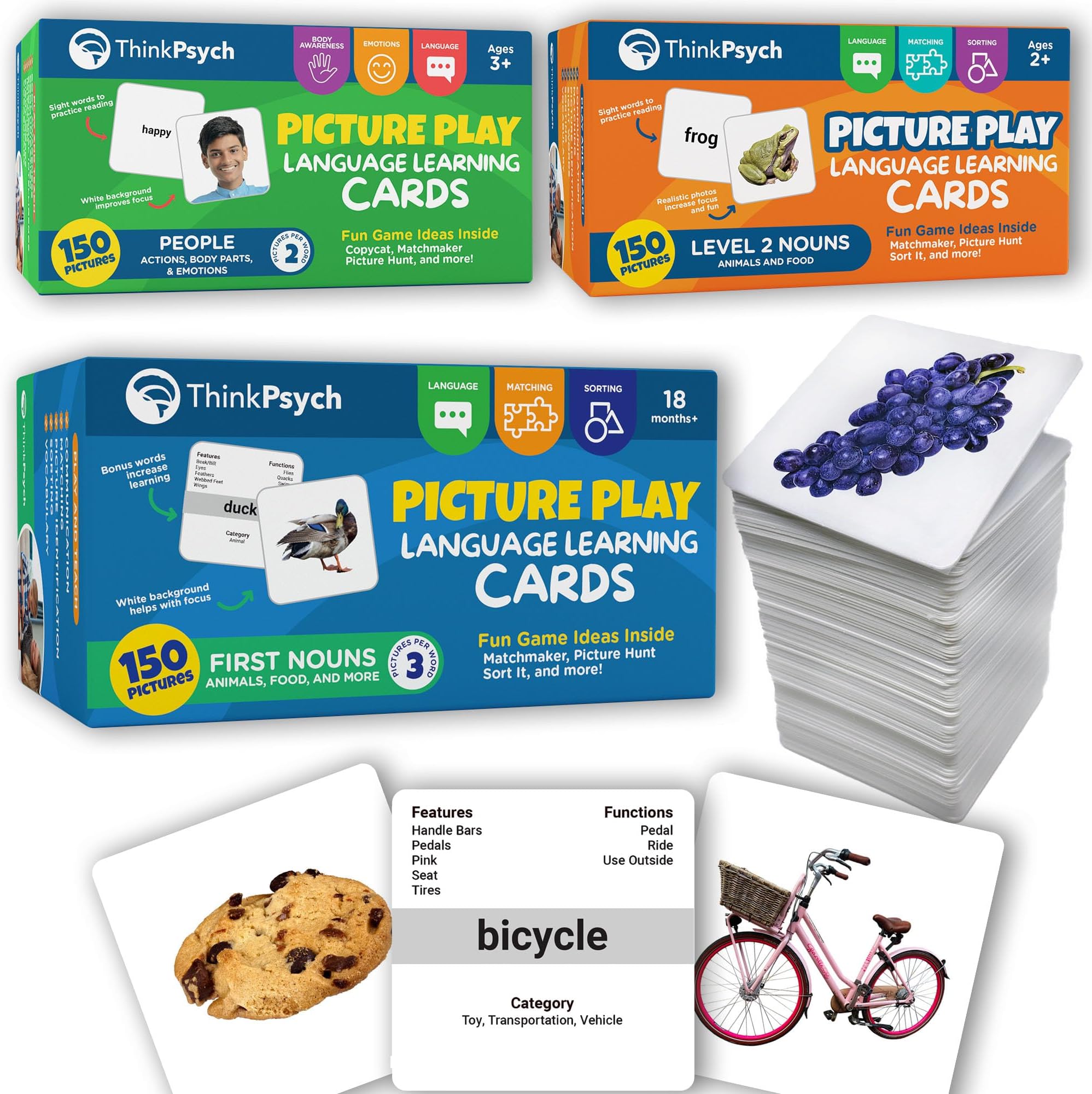 Amazon.com: Teacher Created Resources Picture Words Flash Cards ...