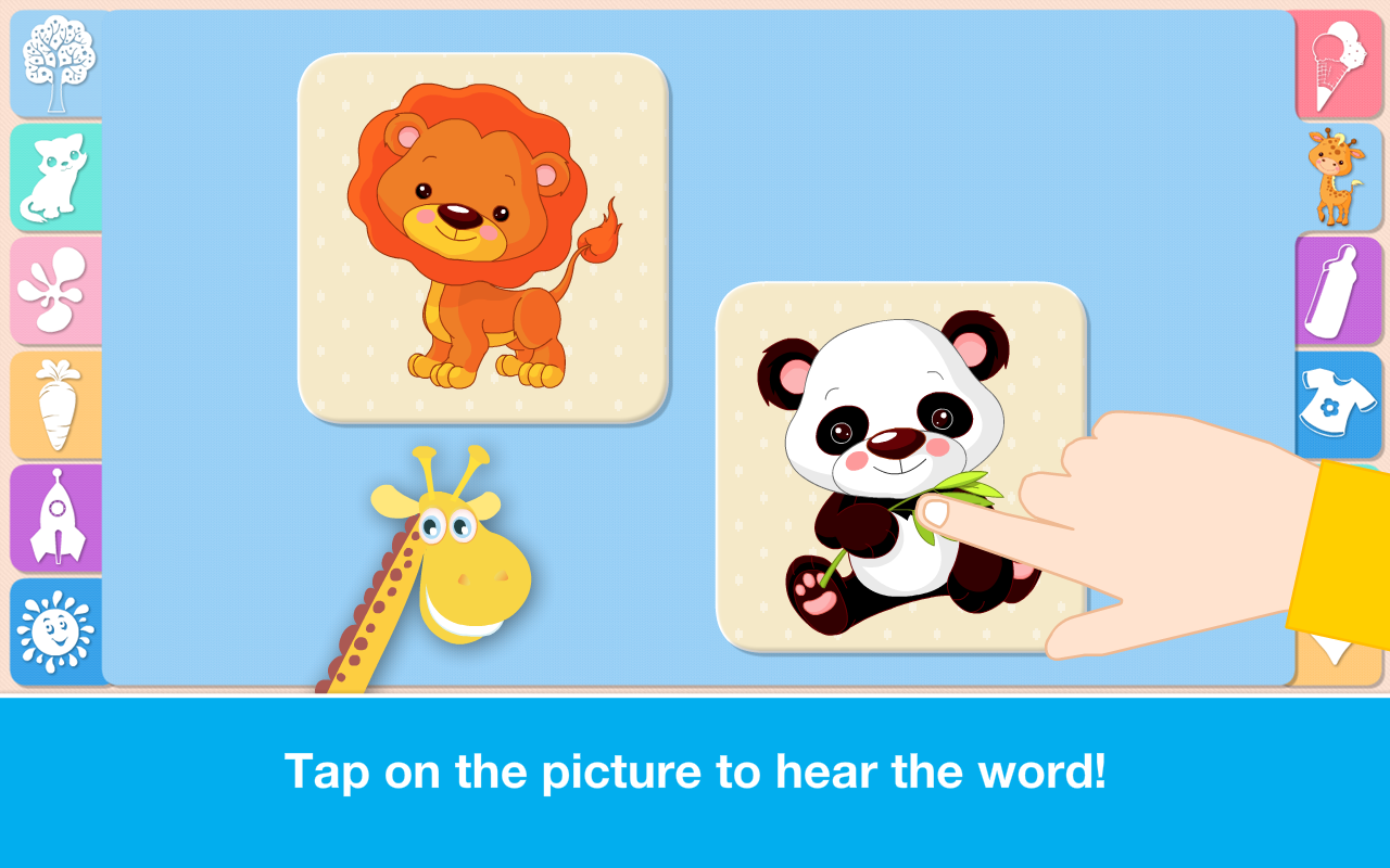 Baby First Words: Matching and Sorting Puzzle Games for Kids. All-In ...