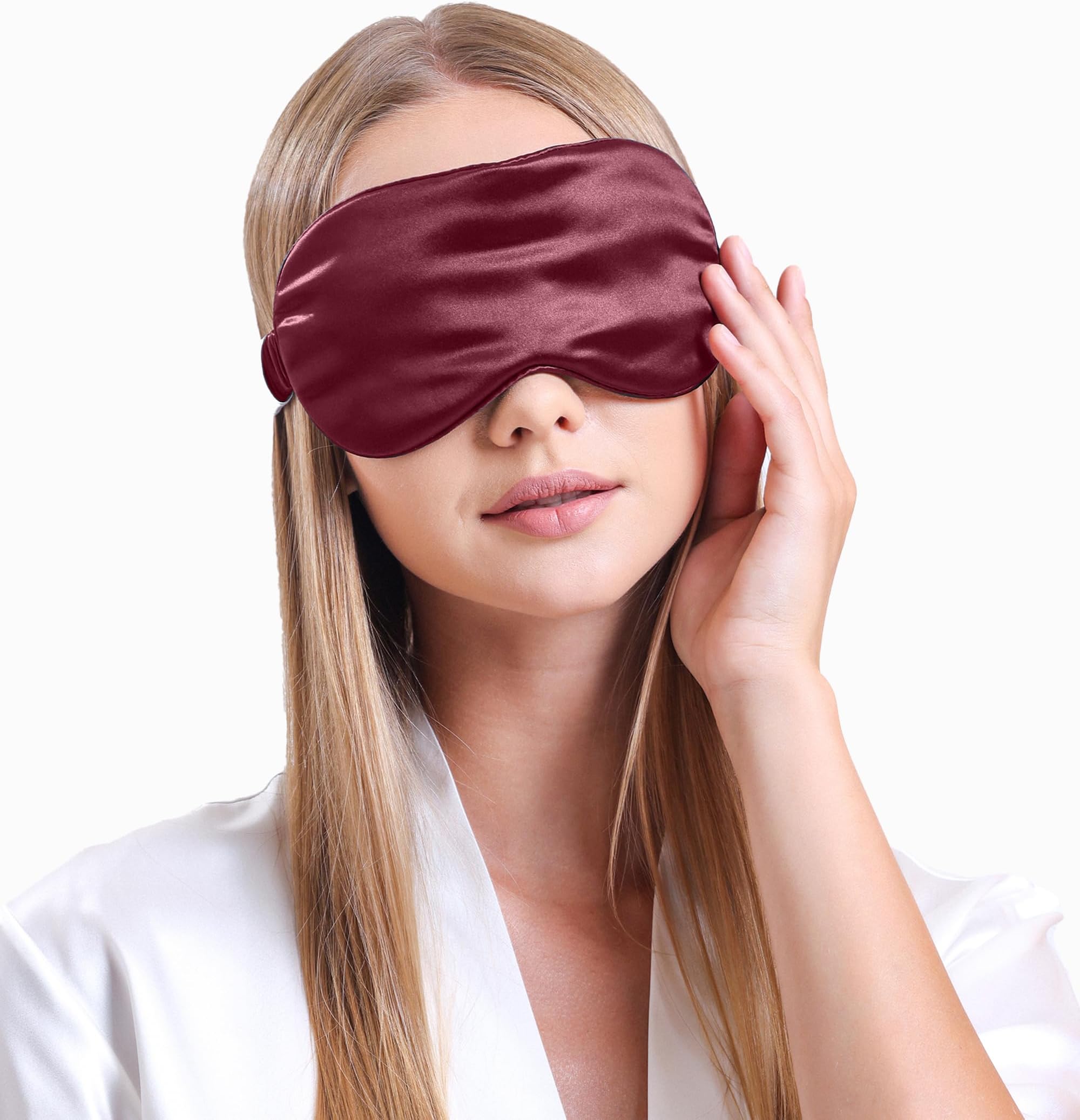 Amazon.com: Blissy Silk Sleep Mask - Silk Eye Sleeping Mask for Women ...