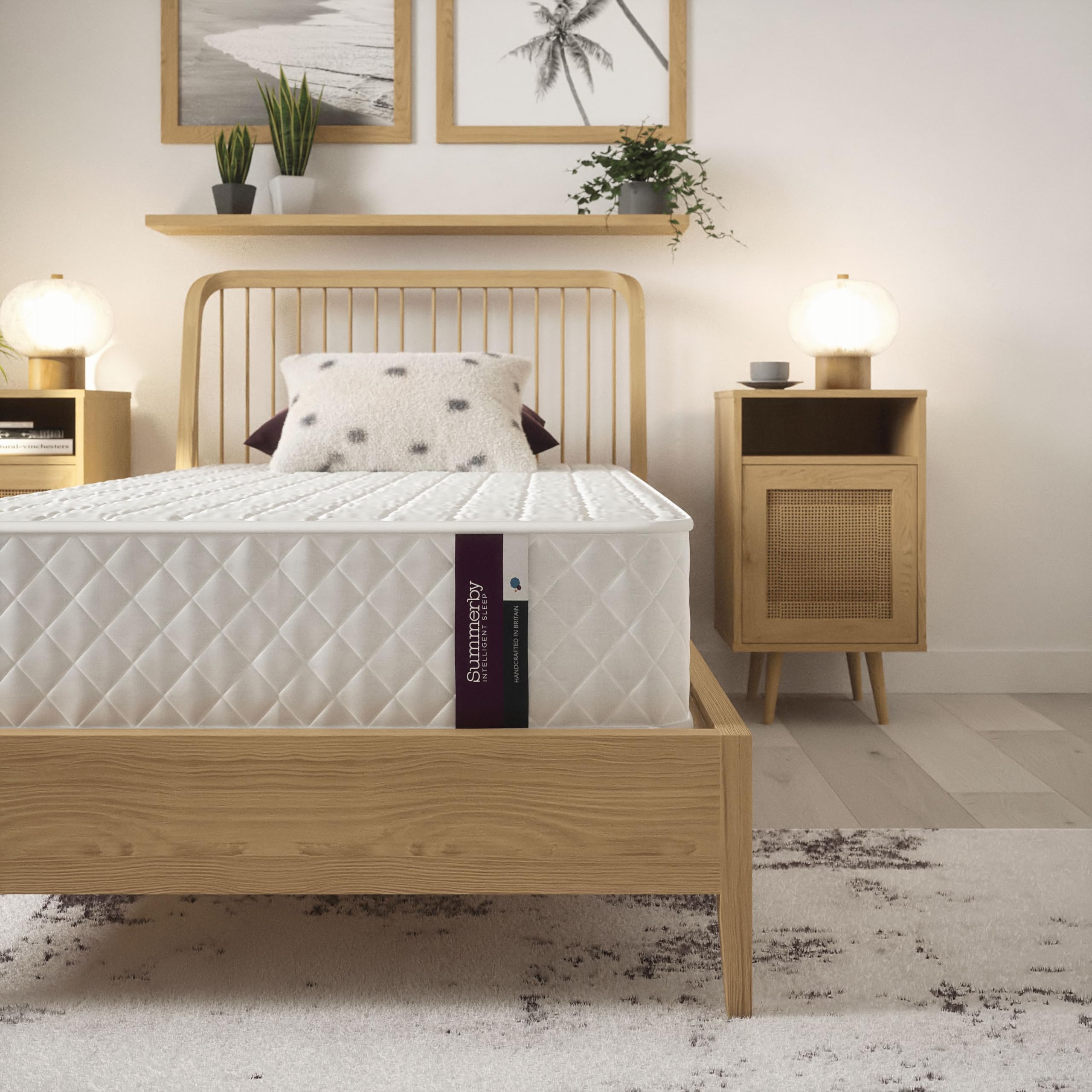 Summerby Sleep No 3. Single Mattress Medium Firm Memory Foam, Pocket ...