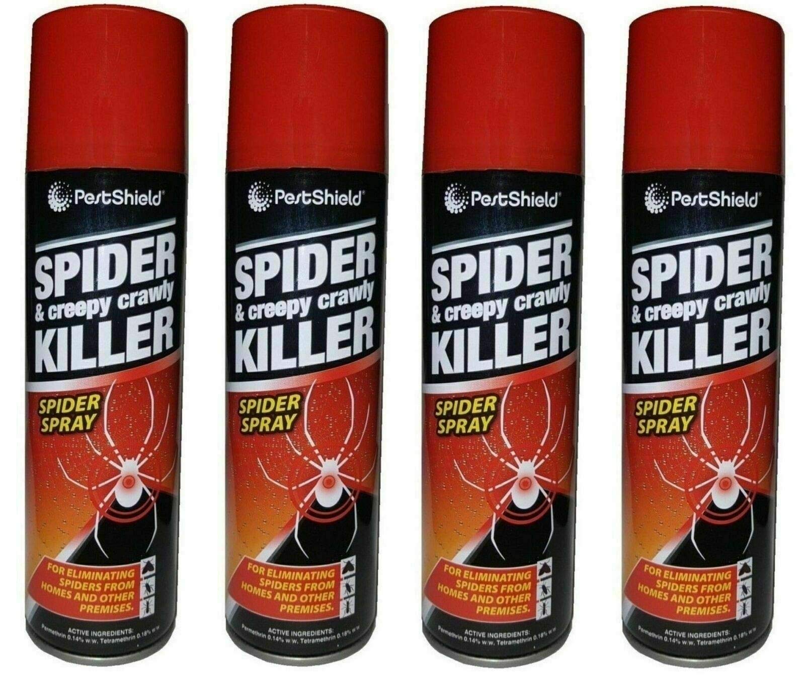 4 X 200ML Spider & Creepy Crawly Insect Killer Spider Spray No More ...