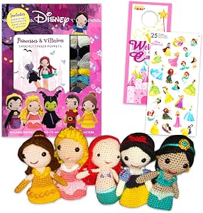 Amazon.com: Disney Princess Crochet Kit for Beginners - Bundle with ...