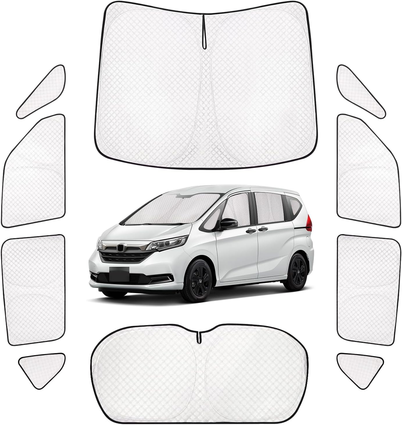 Amazon | ZATOOTO 本田フリード 車種専用 サンシェード 車用 断熱 遮光シェード 全窓目隠し 車窓日よけ 車中泊グッズ ...