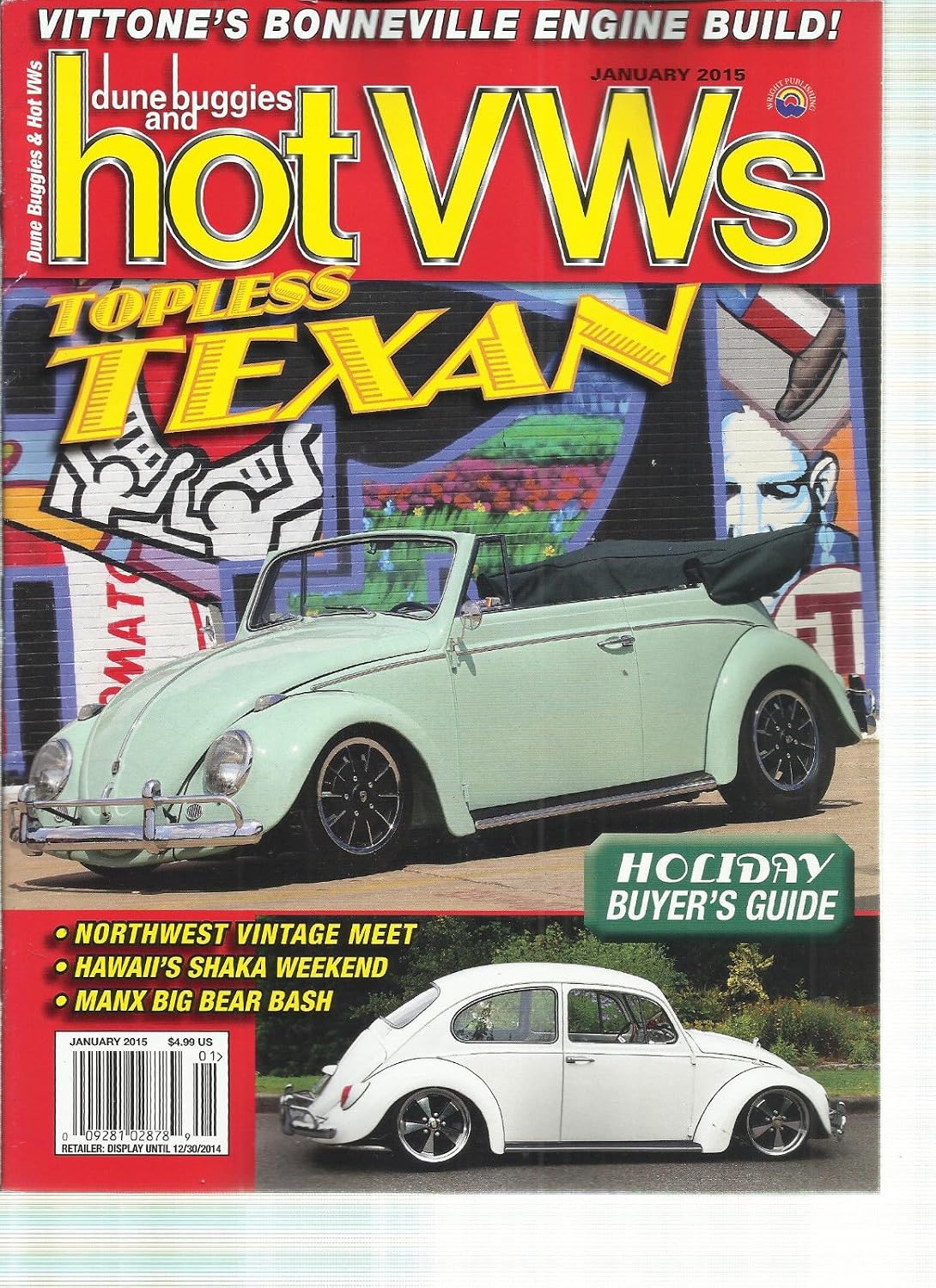 Amazon.com: DUNE BUGGIES & HOT VWs JANUARY, 2015 (VITTONE'S BONNEVILLE ...