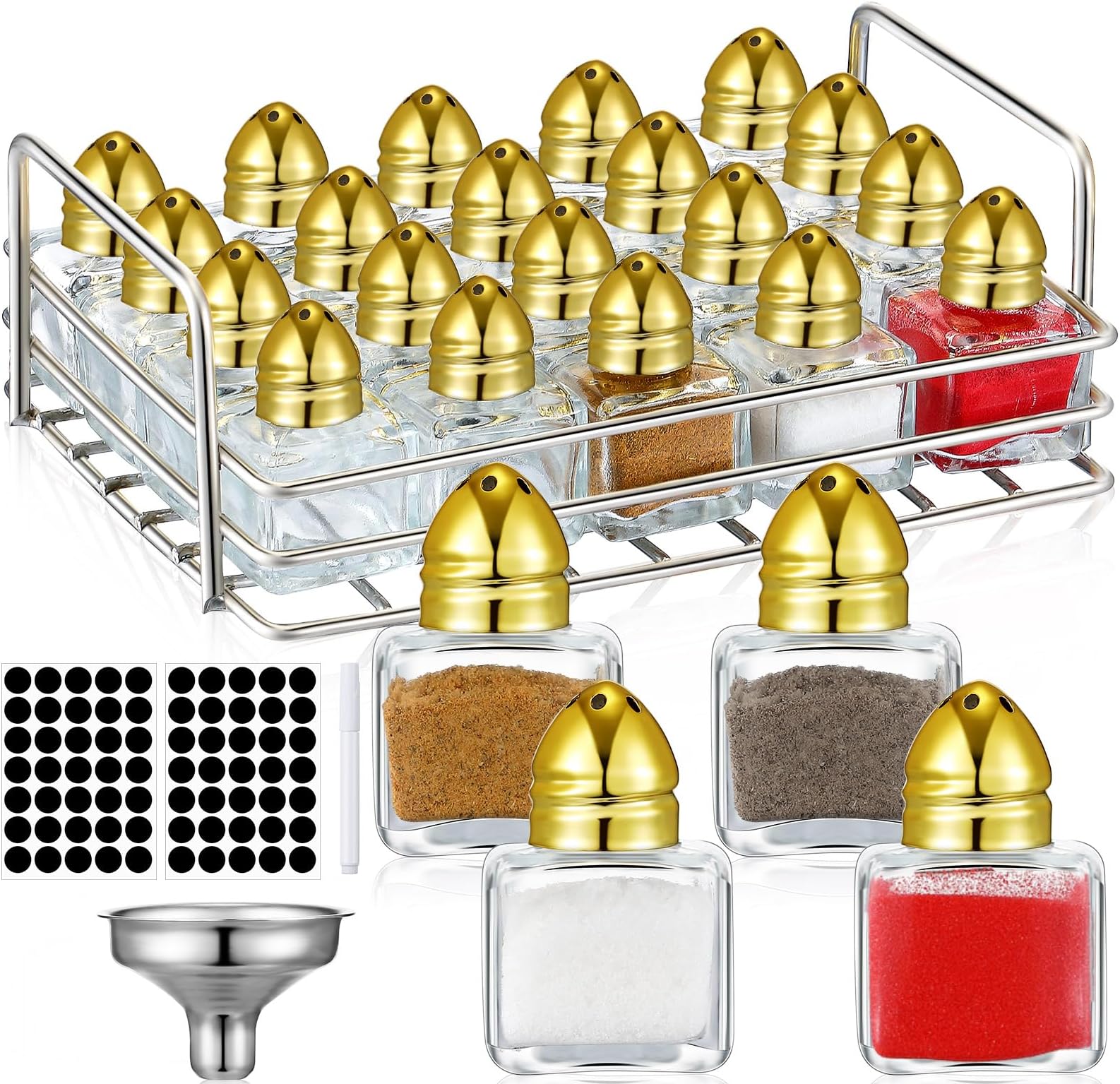 Amazon.com: New Star Foodservice 28423 Mini Salt and Pepper Shakers ...