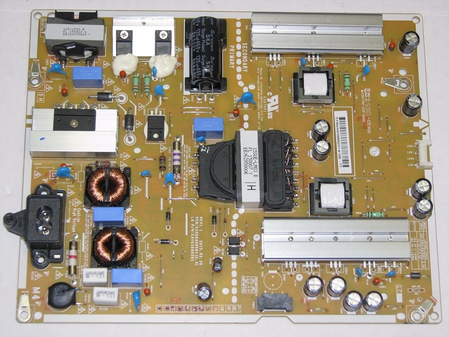 Amazon.com: LG 49UF6430 Power Supply EAY63989201 : Electronics